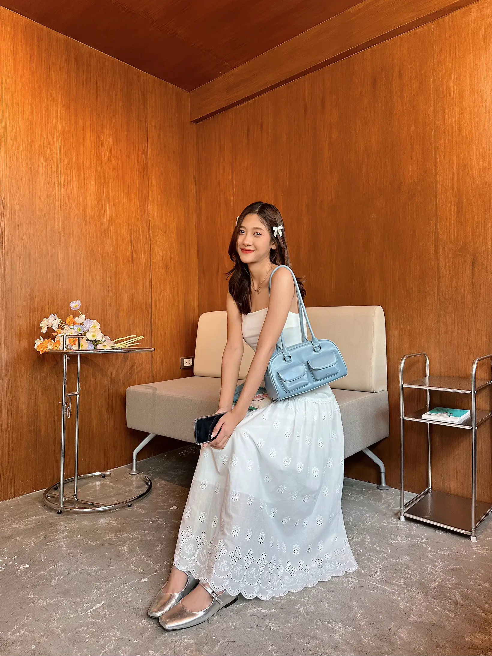 OOTD : ร้อนนี้กระโปรงยาวสีขาวกำลังมา!! | แกลเลอรีที่โพสต์โดย ...