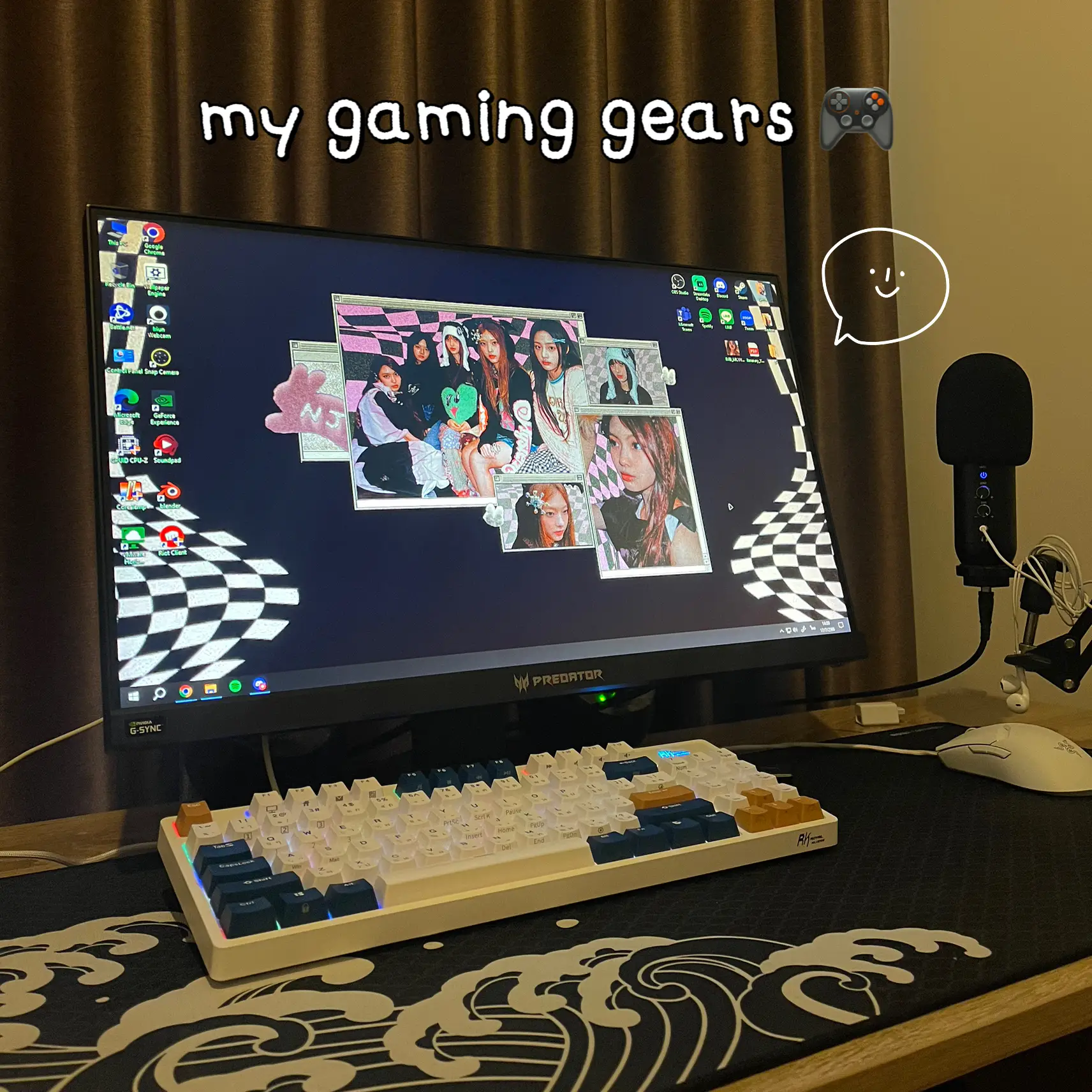 my gaming gears 🎮 ฉบับสตรีมเมอร์ติดเกม | แกลเลอรีที่โพสต์โดย zinechaya | Lemon8