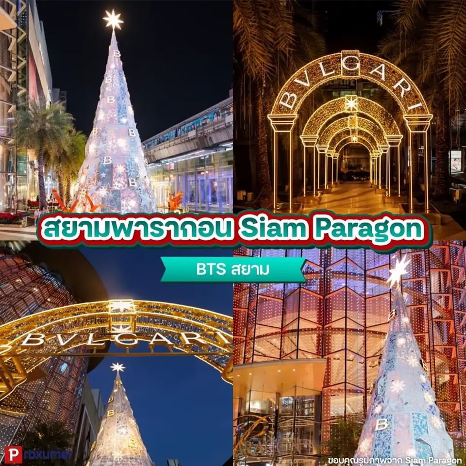 ชี้พิกัด! 📸🎄 ถ่ายรูปไฟปีใหม่และต้นคริสต์มาสรอบกรุง | แกลเลอรีที่โพสต์โดย Proxumer | Lemon8