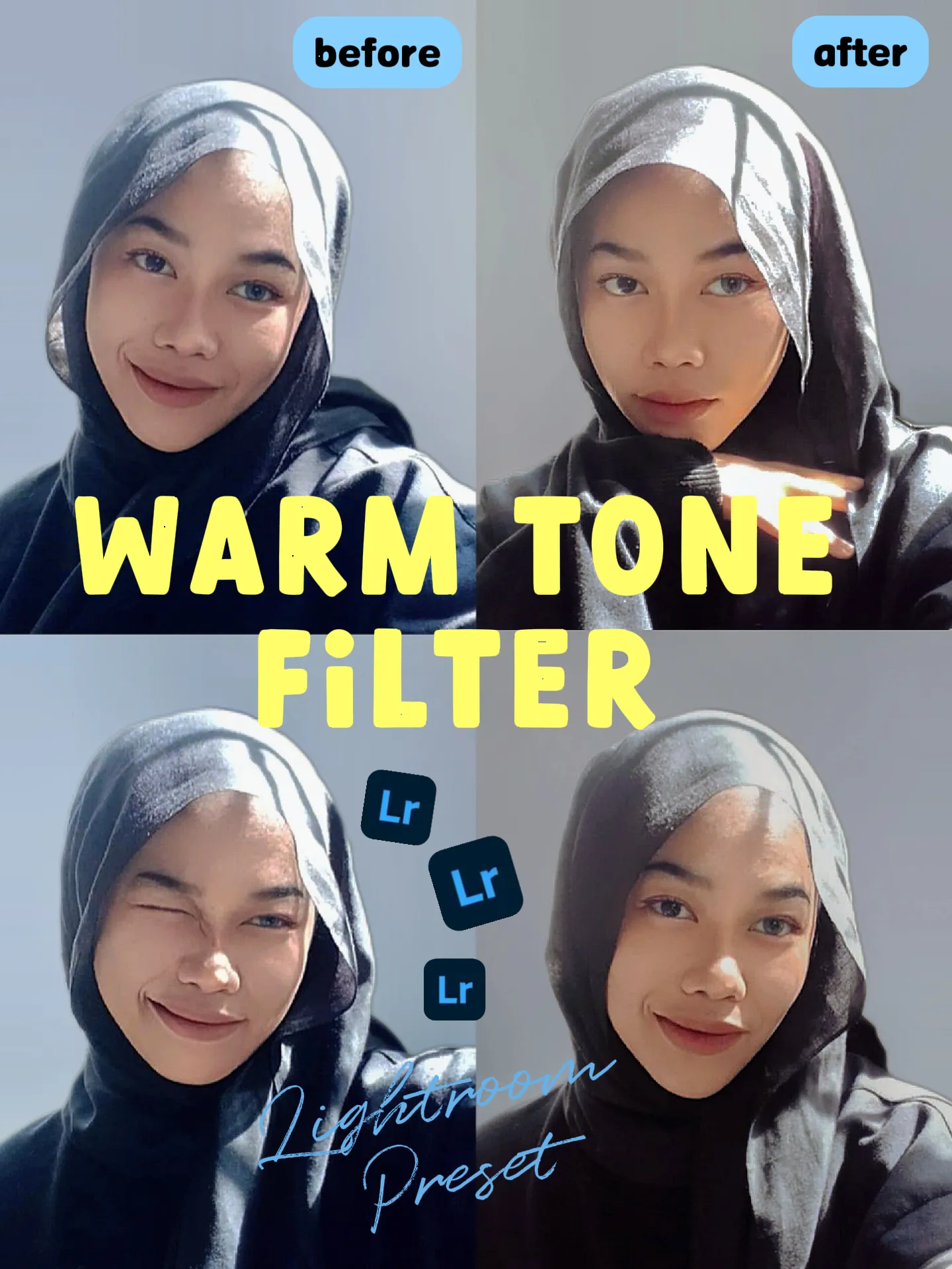 WARM TONE FILTER: Lightroom Preset | Galeri diposting oleh ndaaೃ | Lemon8