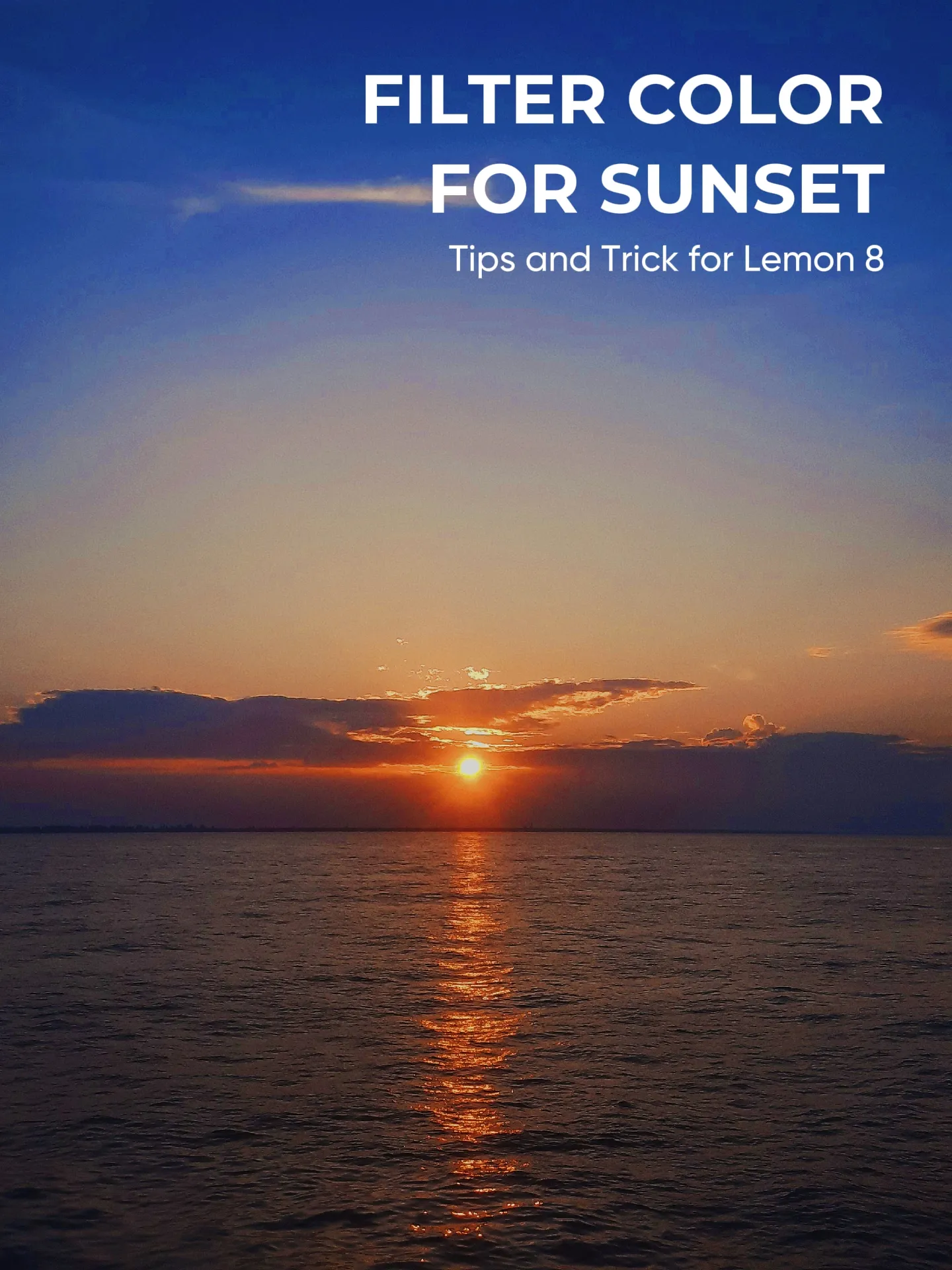 Filter Gambar Saat Sunset | Galeri diposting oleh Alnilamx | Lemon8