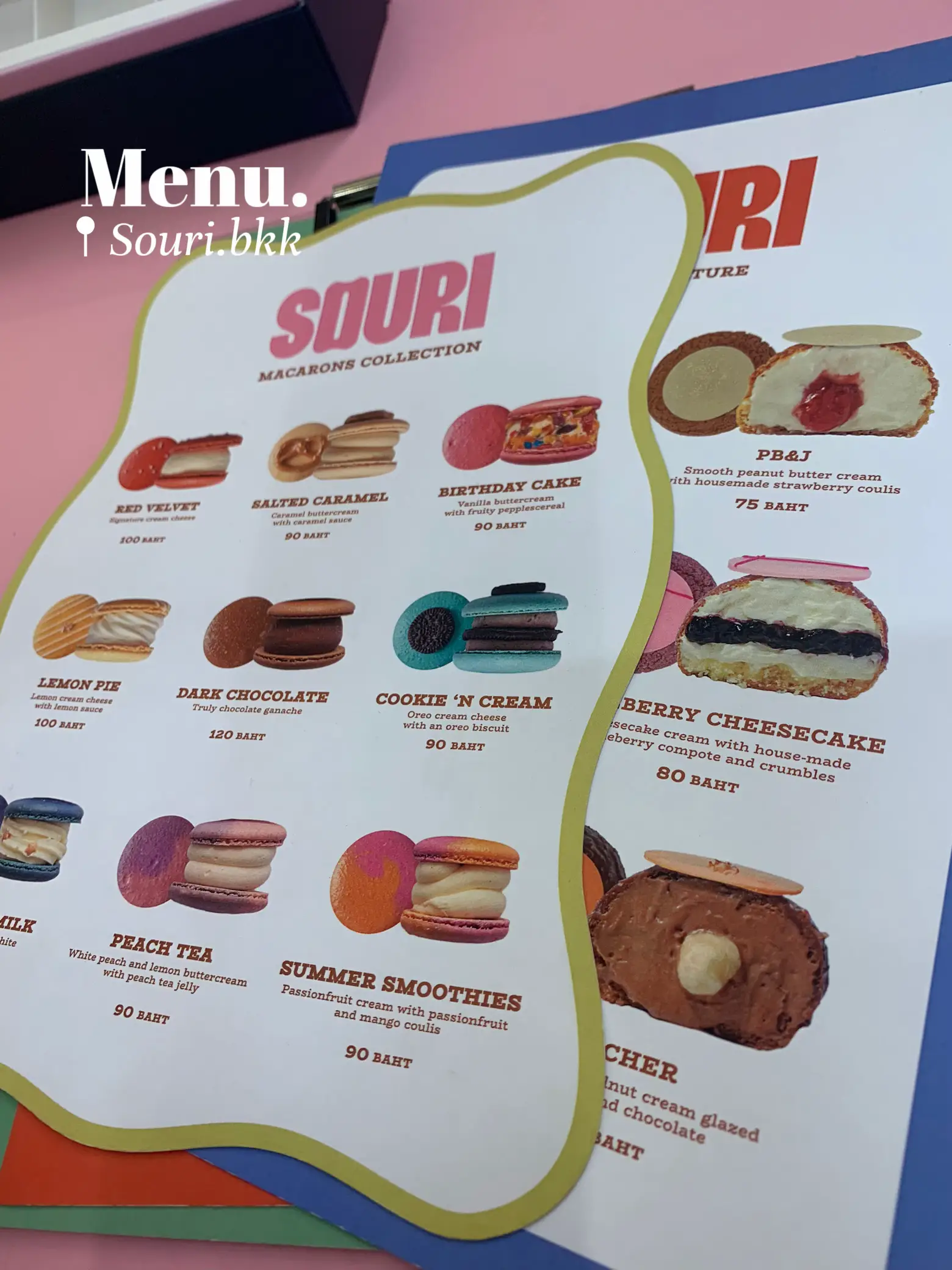 มาทาน Macoron เจ้าดังกัน! | Souri.bkk | แกลเลอรีที่โพสต์โดย Jiny__lim | Lemon8
