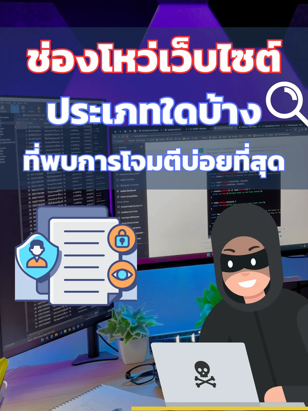 ช่องโหว่เว็บไซต์ประเภทใดบ้างที่พบการโจมตีบ่อยที่สุด แกลเลอรีที่โพสต์