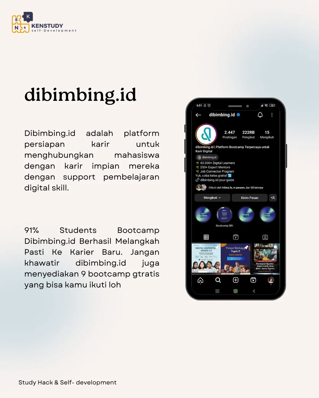 Rekomendasi 7 Platform Bootcamp Gratis | Galeri diposting oleh Kenstudy_ | Lemon8