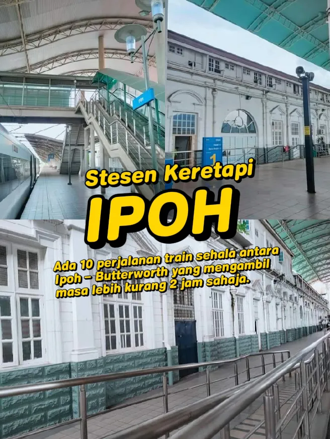 Boleh Naik Tren PENANG - IPOH RM13 Je? | Galeri disiarkan oleh Hazwan Hafiz | Lemon8