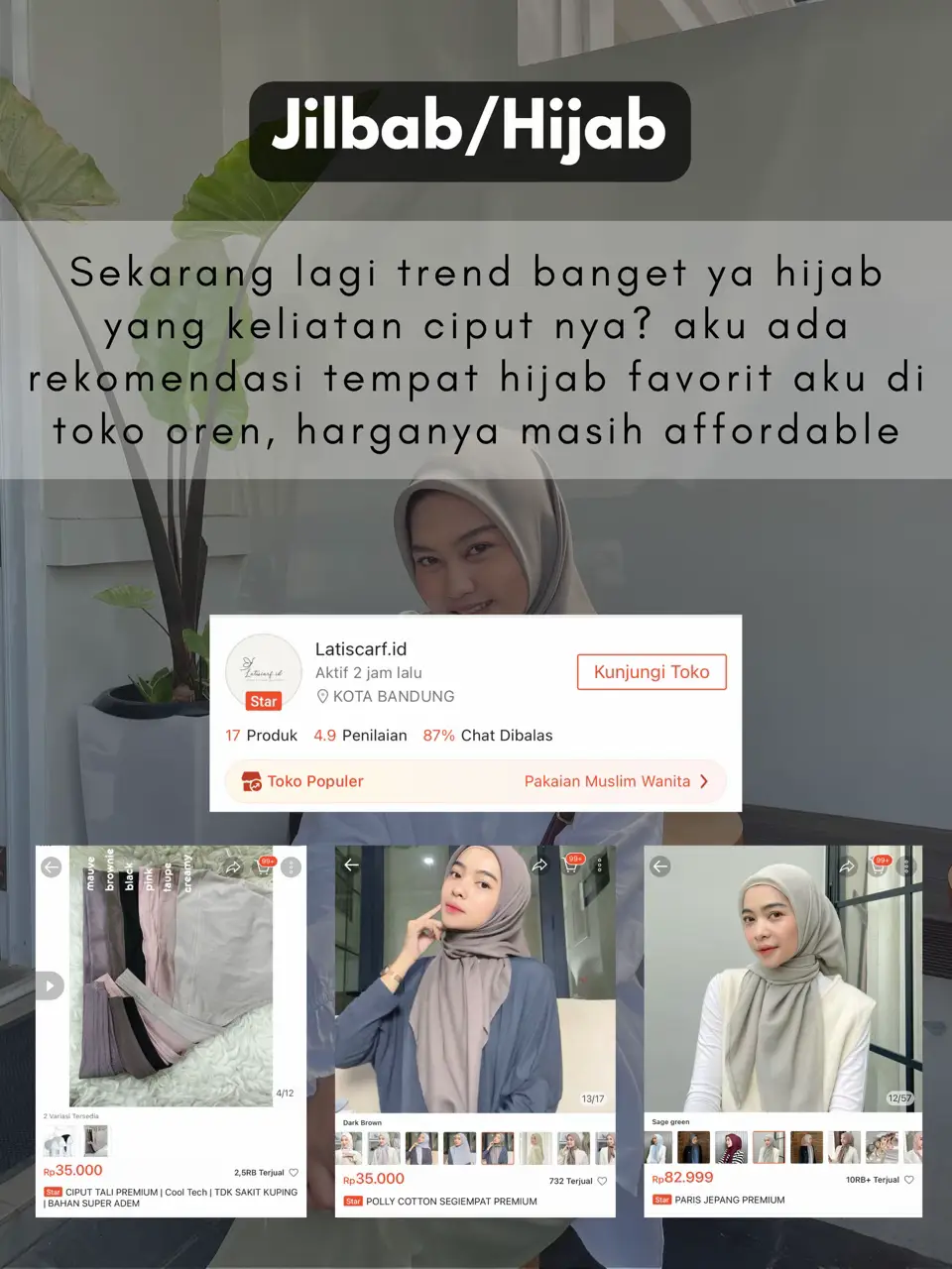 Affordable😍 Rekomendasi Toko Oren Timeless Fashion | Galeri diposting oleh Mutiass | Lemon8