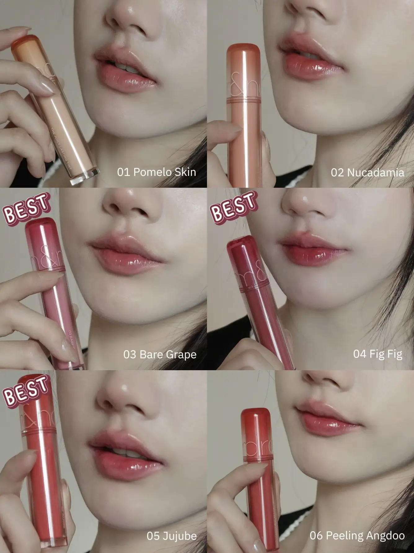 Rom&nd แพ็คเก็จใหม่มาแล้วจ้าา สวอชครบทุกสี💅🏻 | แกลเลอรีที่โพสต์โดย ro.oxn | Lemon8