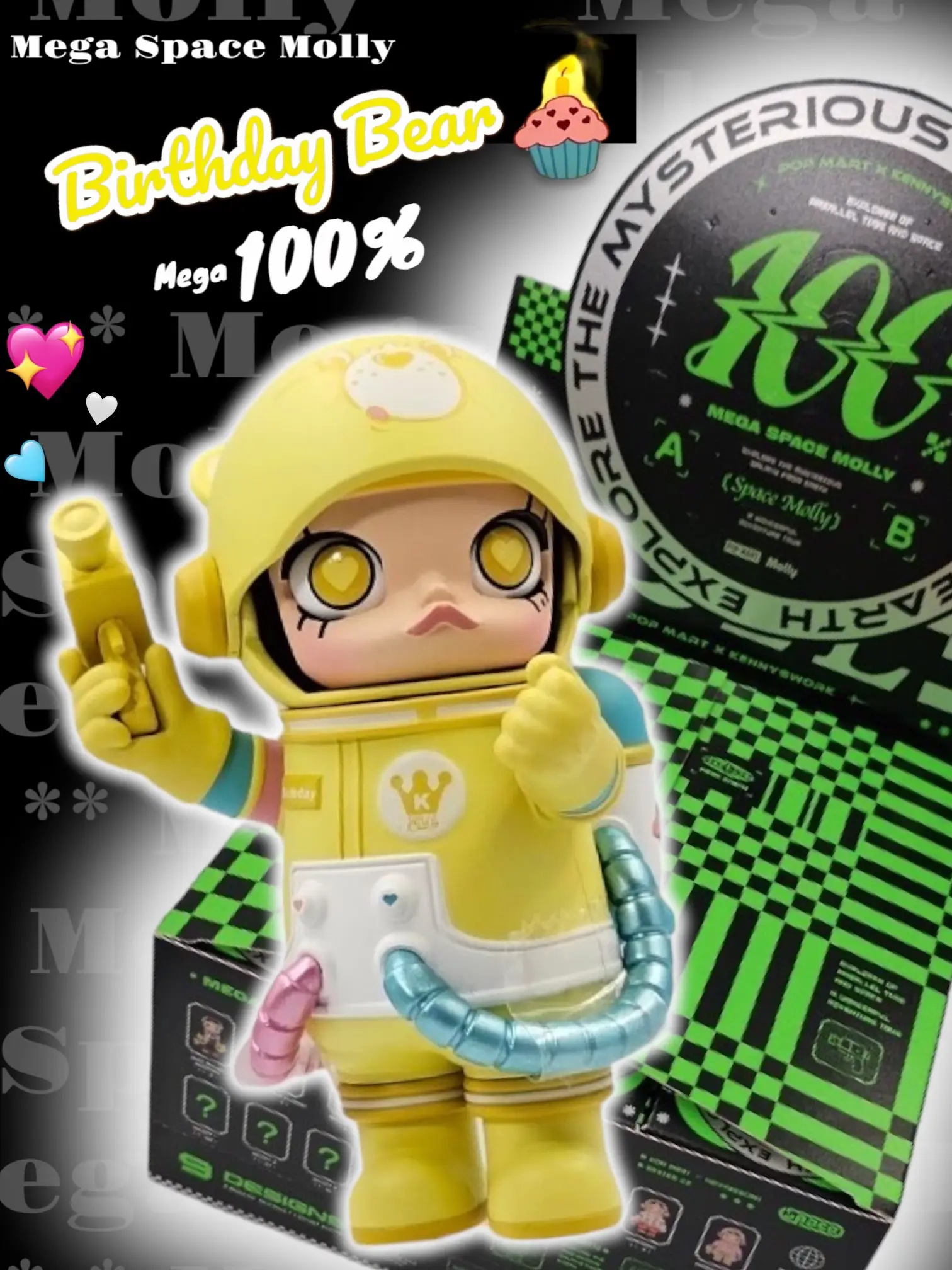 💗🩵 Molly Mega Space Birthday Bear 🩵💗 100% | แกลเลอรีที่โพสต์โดย Fahsai ...