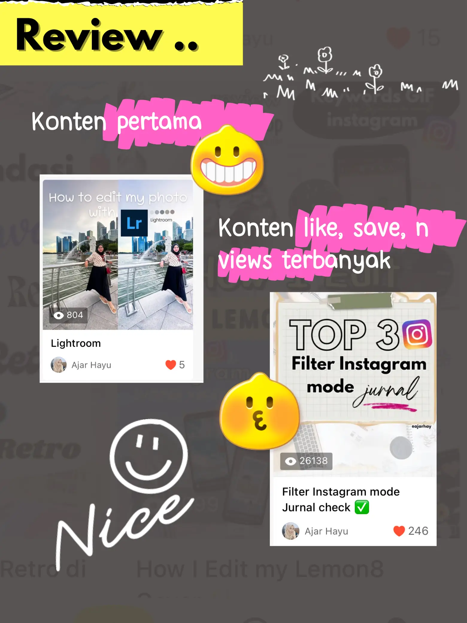 TIPS Content Creator Lemon8 Pemula🍋 | Galeri diposting oleh Ajar Hayu | Lemon8