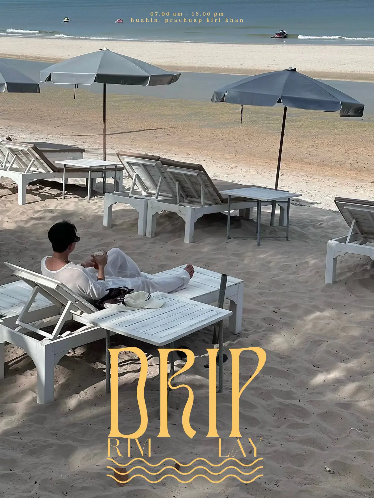 Drip Rim Lay คาเฟ่ vibes สุดชิวริมทะเลหัวหิน ! 🏖️ | แกลเลอรีที่โพสต์โดย ...
