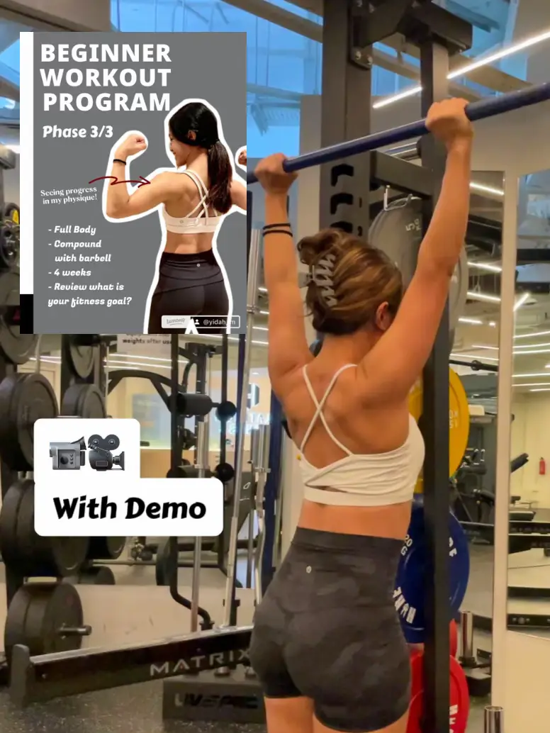 With Demo: Beginner Workout Phase 3/3 | Video published by Yidah | Lemon8