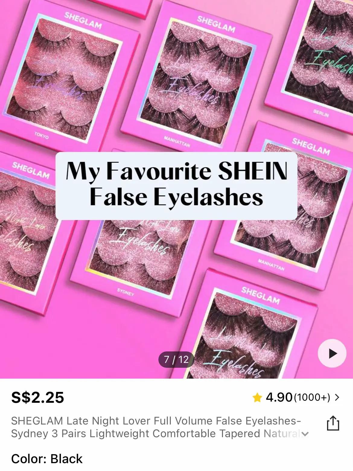 Get this pair of SHEIN false eyelashes 👀 | Gallery posted by Dani | Lemon8