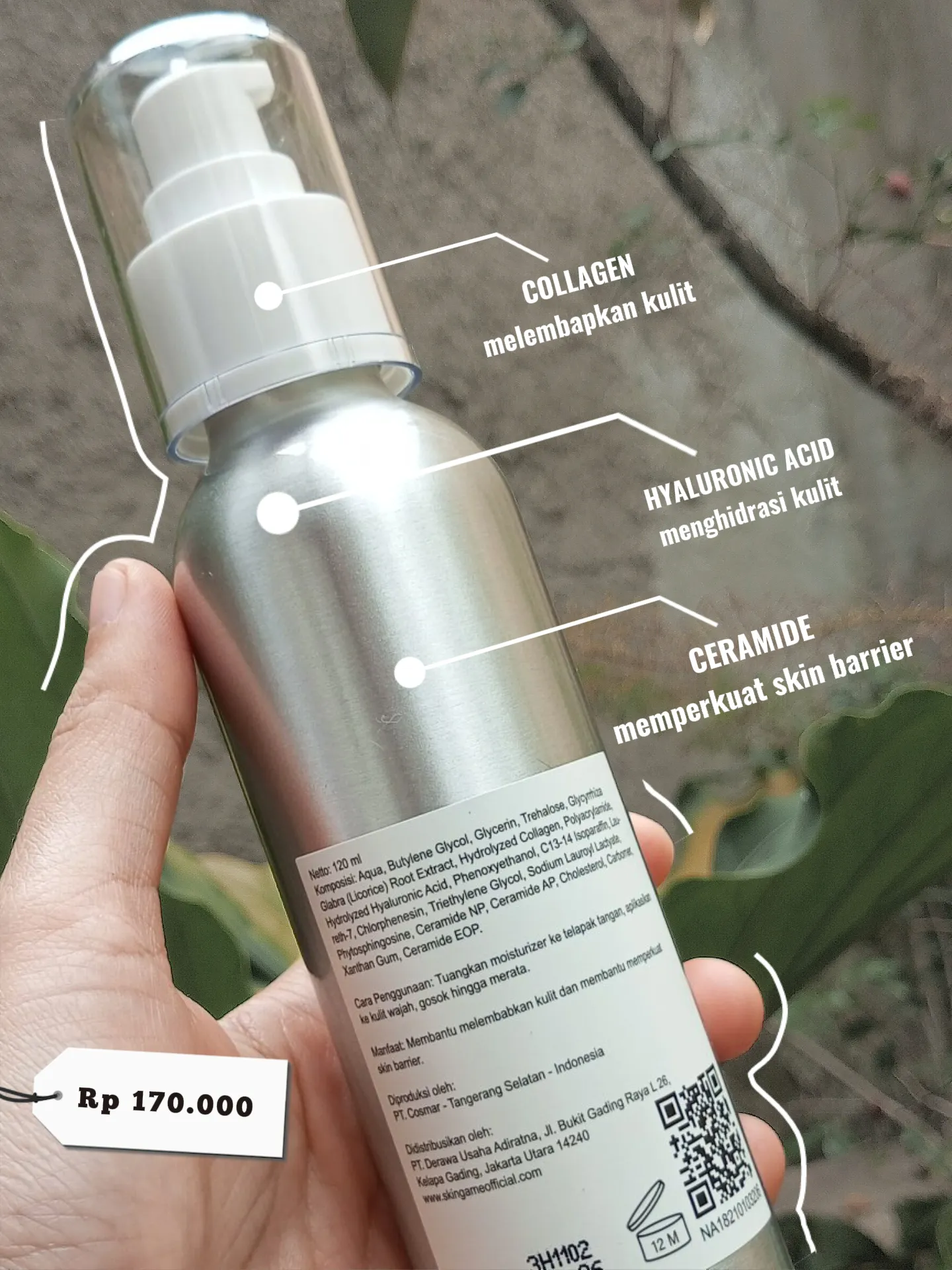 moisturizer jumbo SKIN GAME (120ml) | Galeri diposting oleh cinut | Lemon8