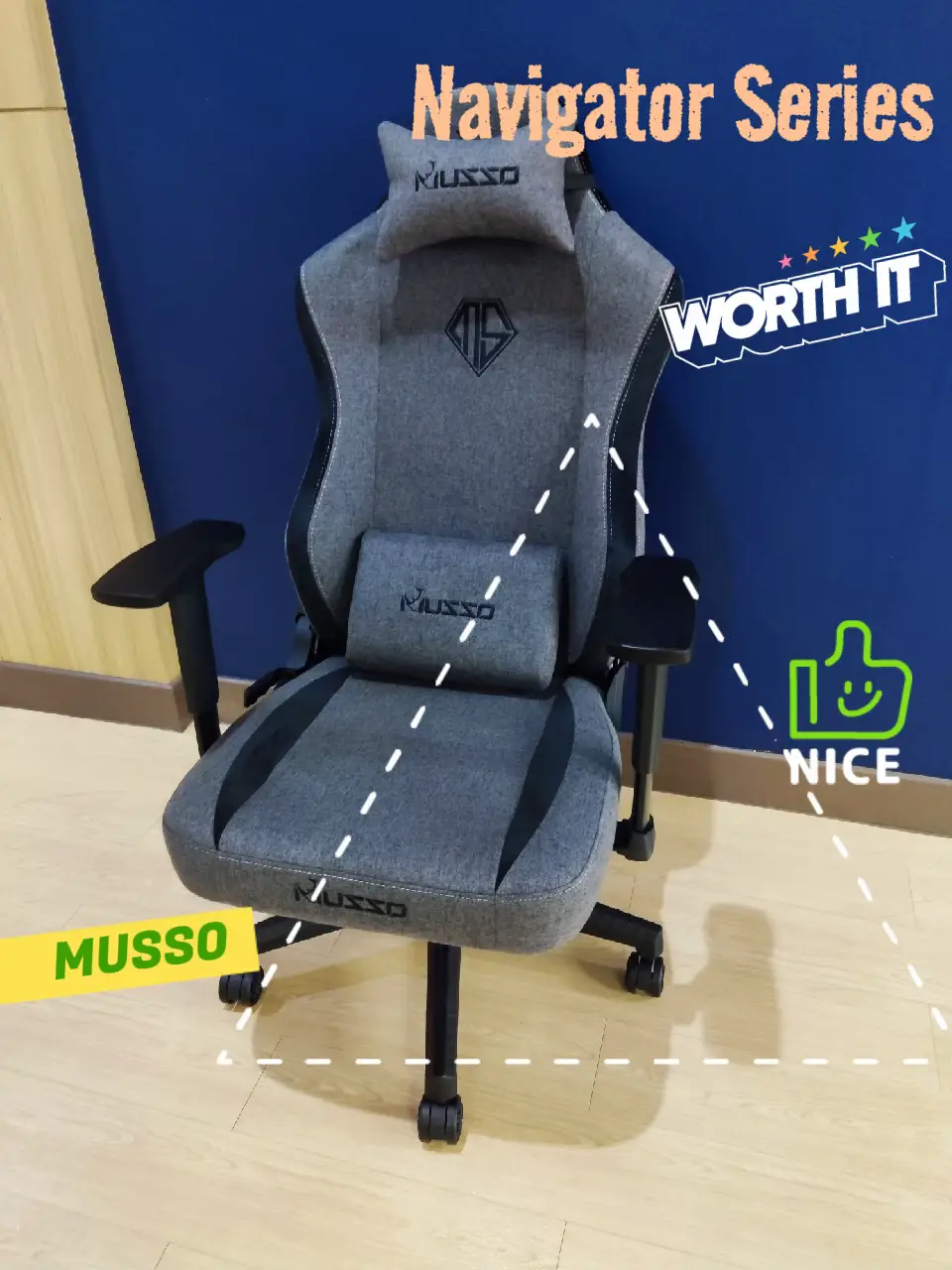 MUSSO Navigator Series Gaming Chair | แกลเลอรีที่โพสต์โดย MUSSO ...