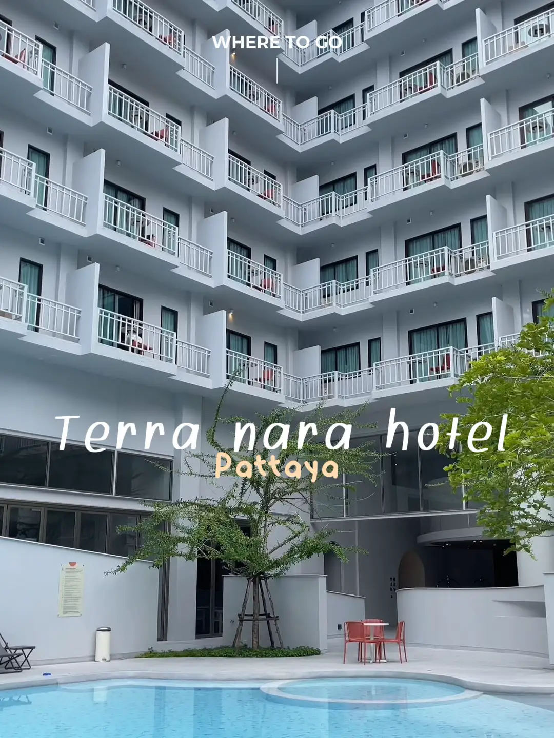 Terra nara hotel pattaya นี่มันโรงแรมหรือสตูถ่ายรูปเนี่ยย📸 | วิดีโอที่เผยแพร่โดย Sarin | Lemon8