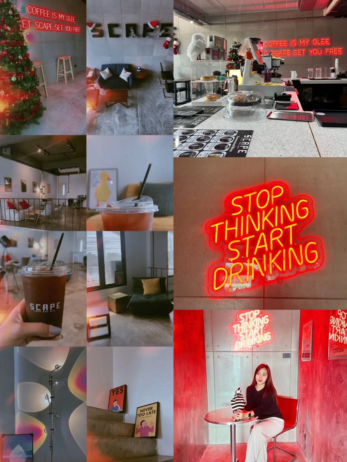 SCAPE CAFE AND BAR ☕️ | แกลเลอรีที่โพสต์โดย Gaemhorm Nail• | Lemon8