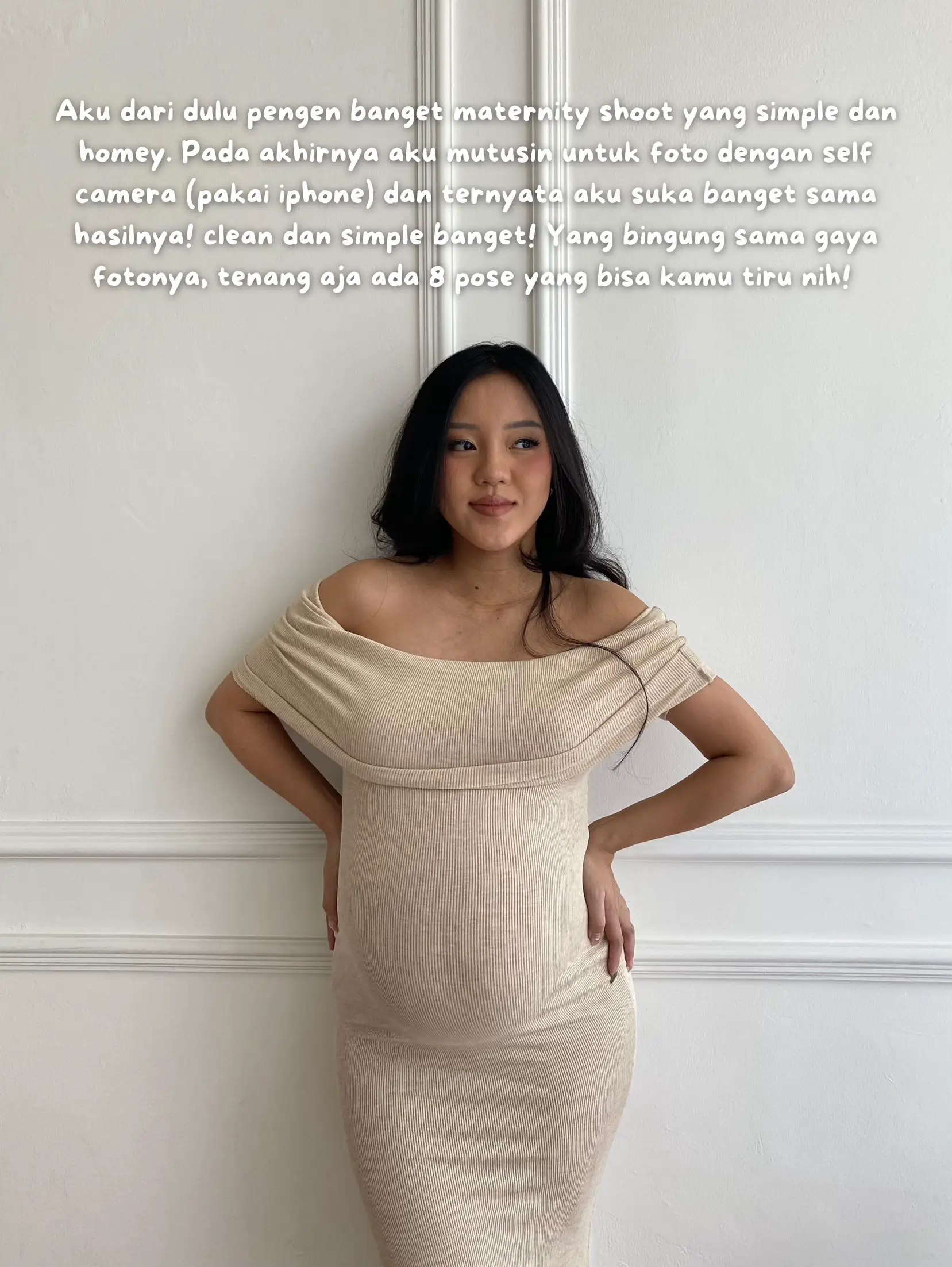 Ide POSE MATERNITY DI RUMAH! Tetep ESTETIK! | Galeri diposting oleh Karen Thalia | Lemon8