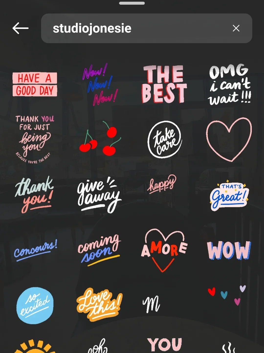 👉แจกคีย์เวิร์ด GIF ไว้ตกแต่ง Story IG | แกลเลอรีที่โพสต์โดย 🌻A-ru🌻 | Lemon8