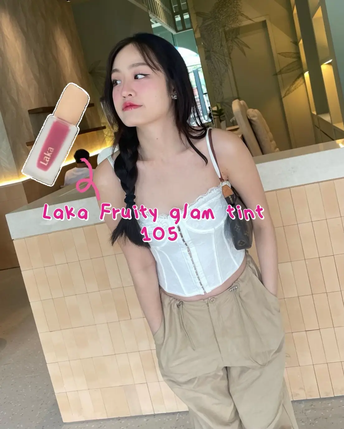 ป้ายยาลิป Laka สี 105 cool tone ที่ฉ่ำสุด💖 | แกลเลอรีที่โพสต์โดย Jinaornjira | Lemon8