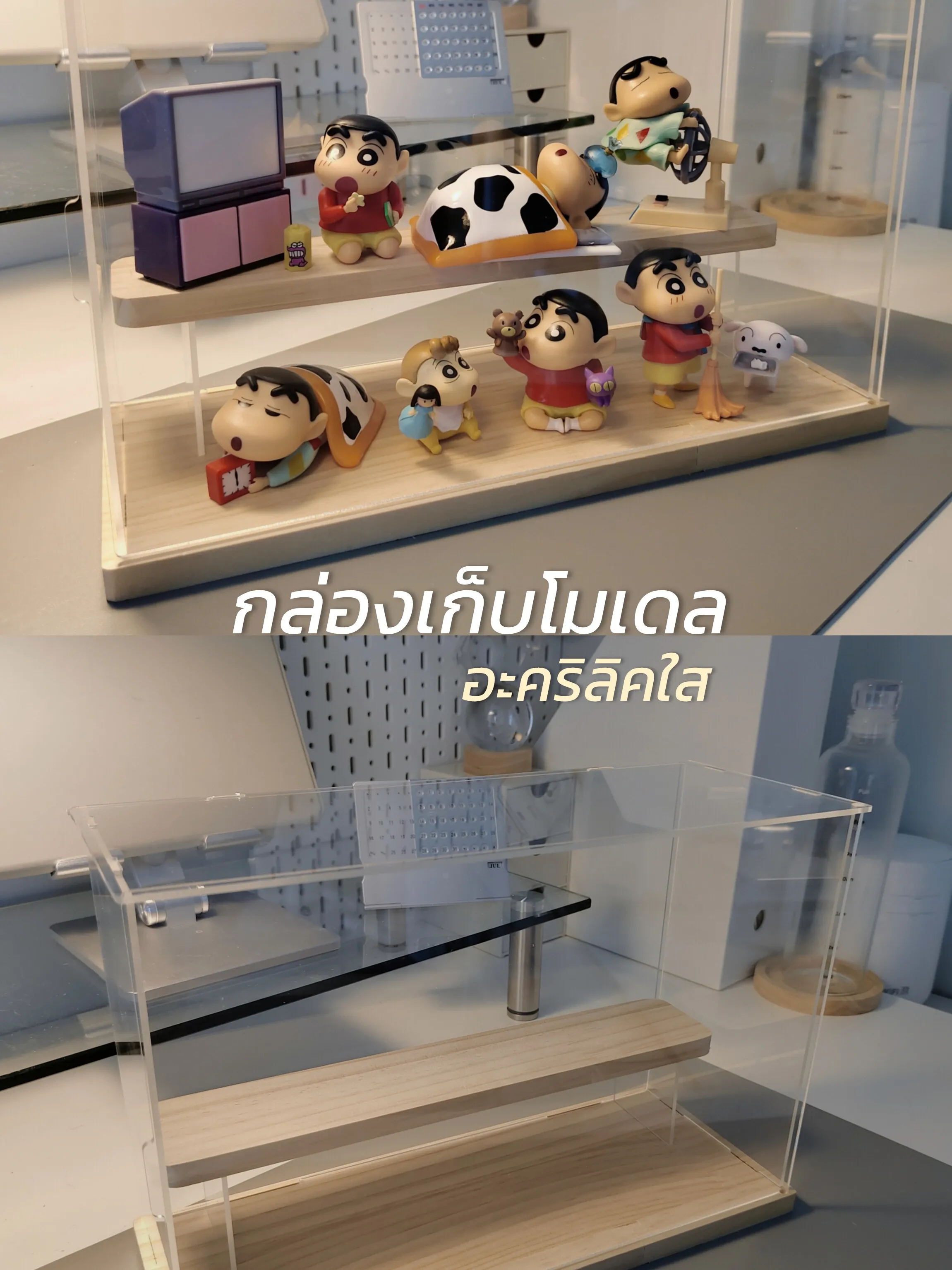 กล่องเก็บโมเดล ตู้โชว์อะคริลิค | แกลเลอรีที่โพสต์โดย LADY FANG 🍋 | Lemon8