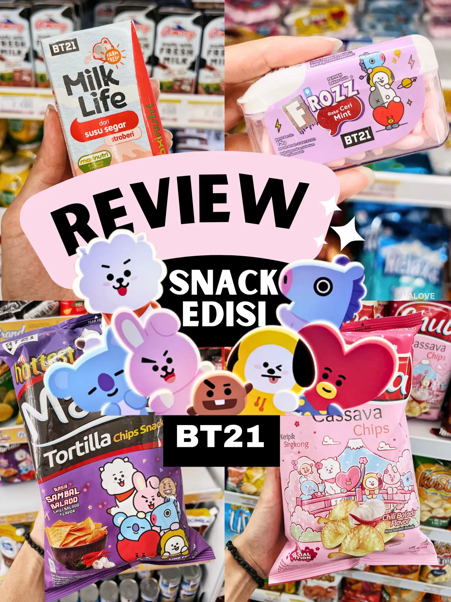 💜BT21💜Kemasannya lucu tapi gimana dengan rasanya ? | Galeri diposting ...