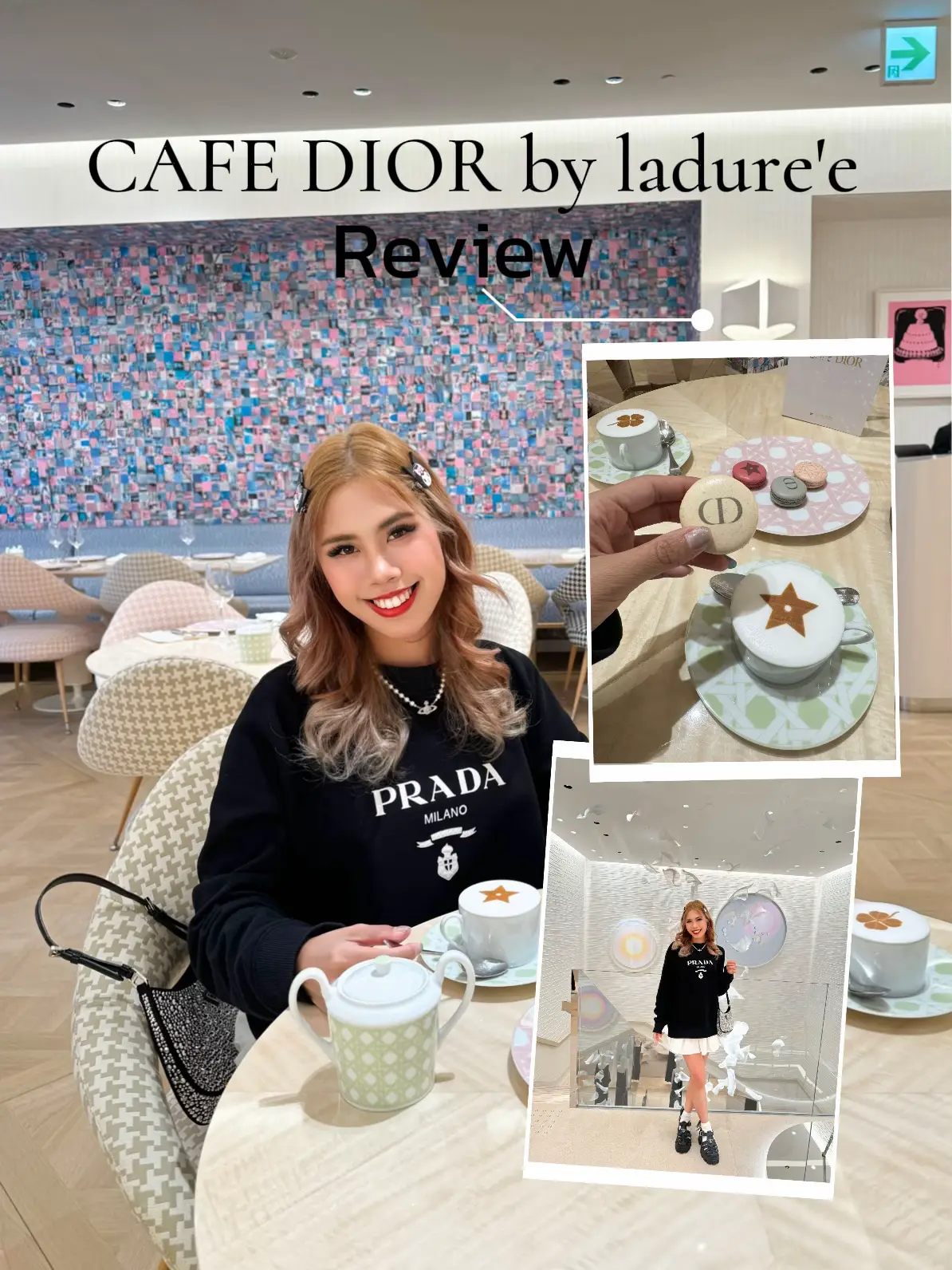 Review Cafe Dior by ladure'e ☕️ คาเฟ่ในโตเกียว กินซ่า | แกลเลอรีที่โพสต์โดย fongfongdo | Lemon8