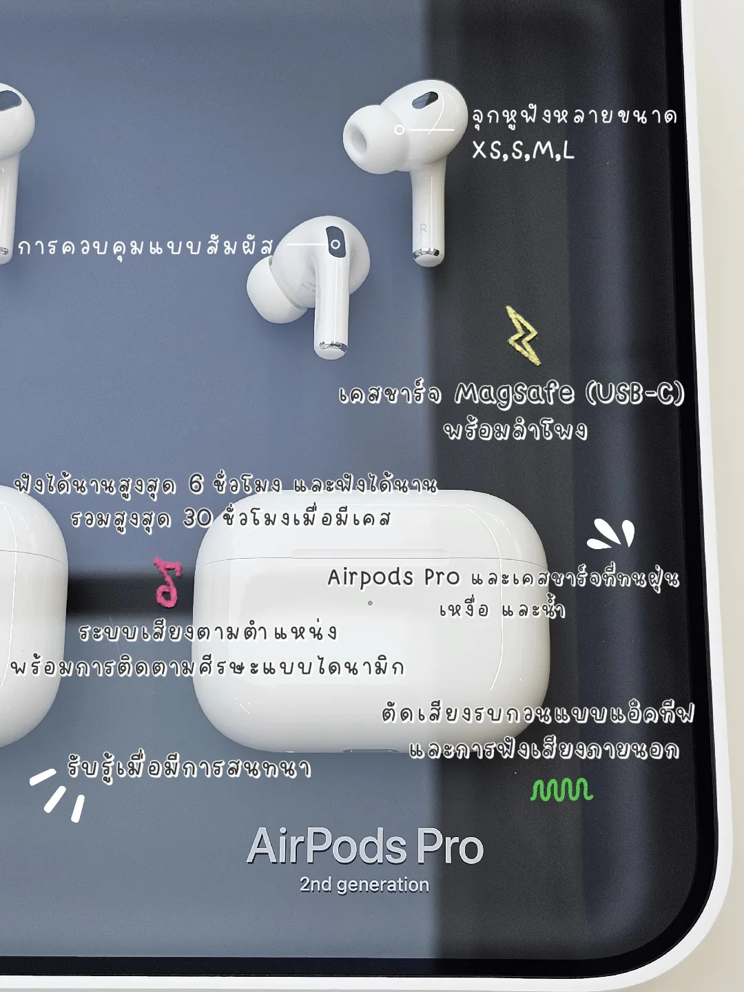 เทียบ AirPods 3 รุ่น! | แกลเลอรีที่โพสต์โดย XHM | Lemon8
