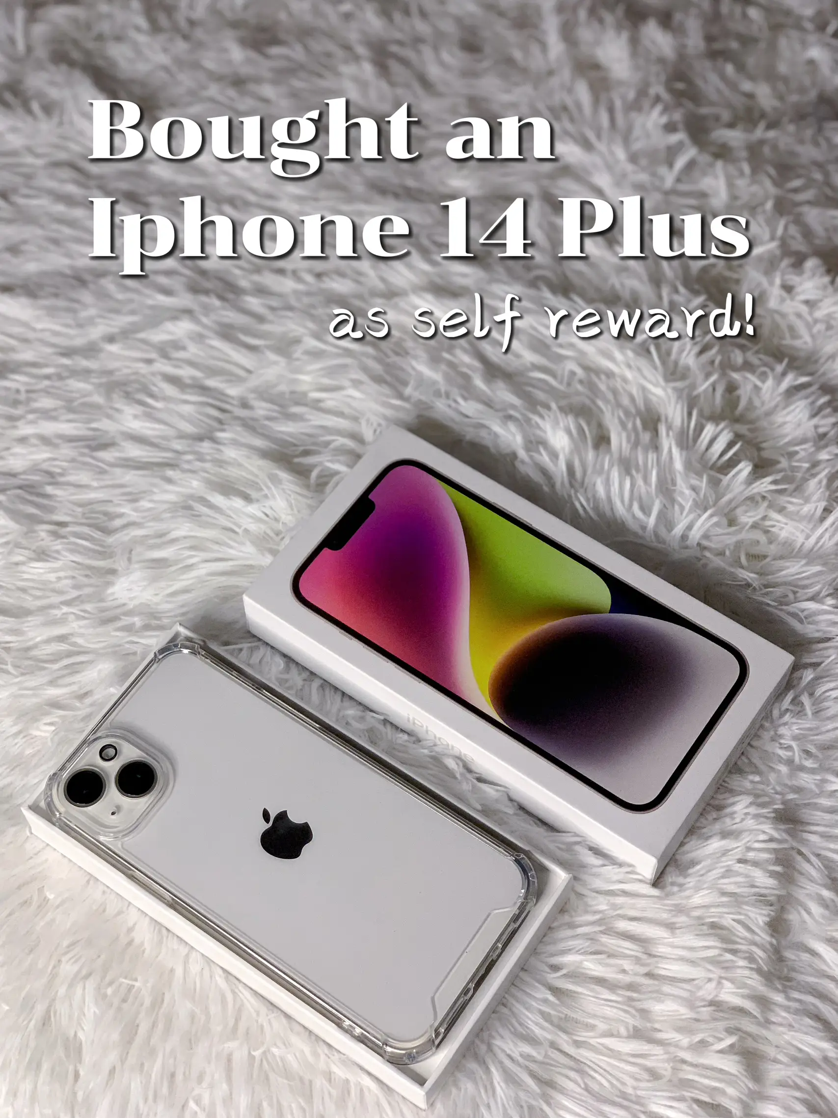 Bought an Iphone 14 Plus as self reward 😭 ️ | วิดีโอที่เผยแพร่โดย eisyasyahirah_ | Lemon8