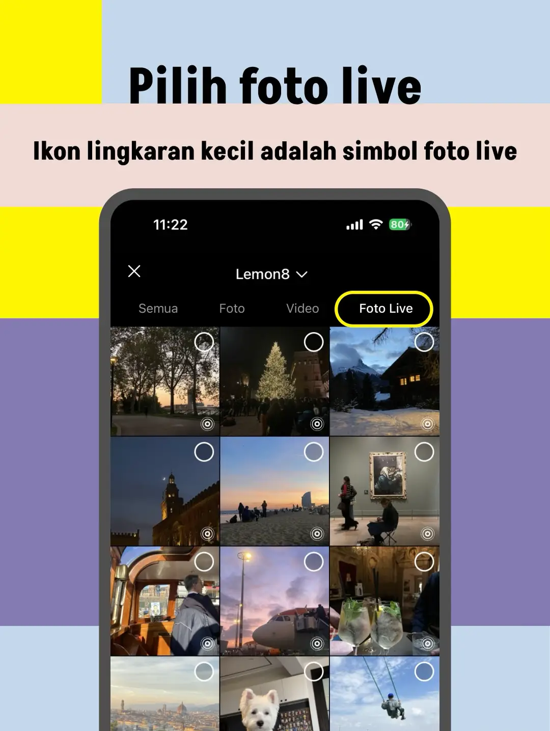 HIDUPKAN Foto Live Anda di Lemon8! | Galeri diposting oleh Lemon8_tutorial | Lemon8