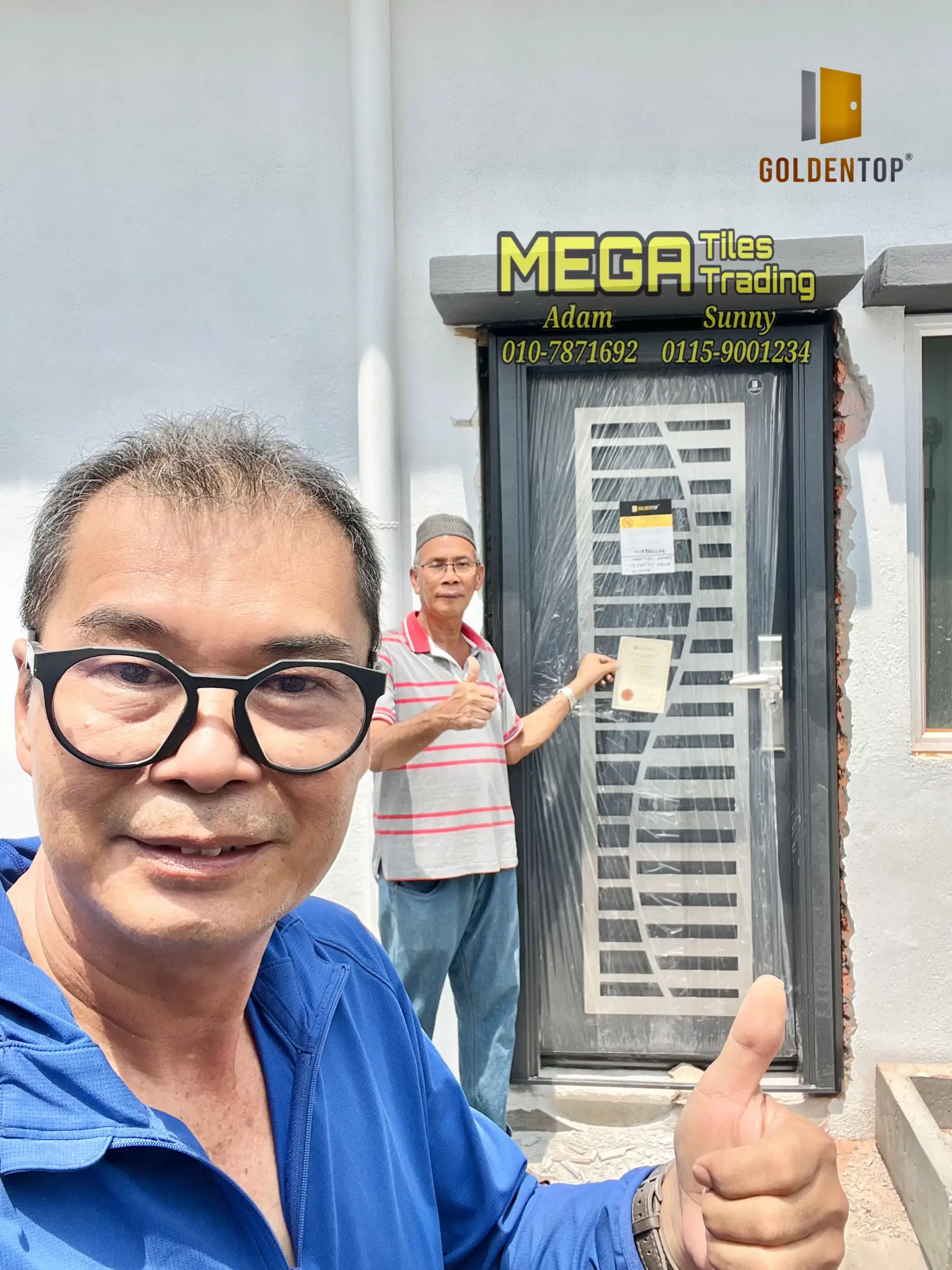 Security door single layer | Galeri disiarkan oleh Mega tiles Trd | Lemon8