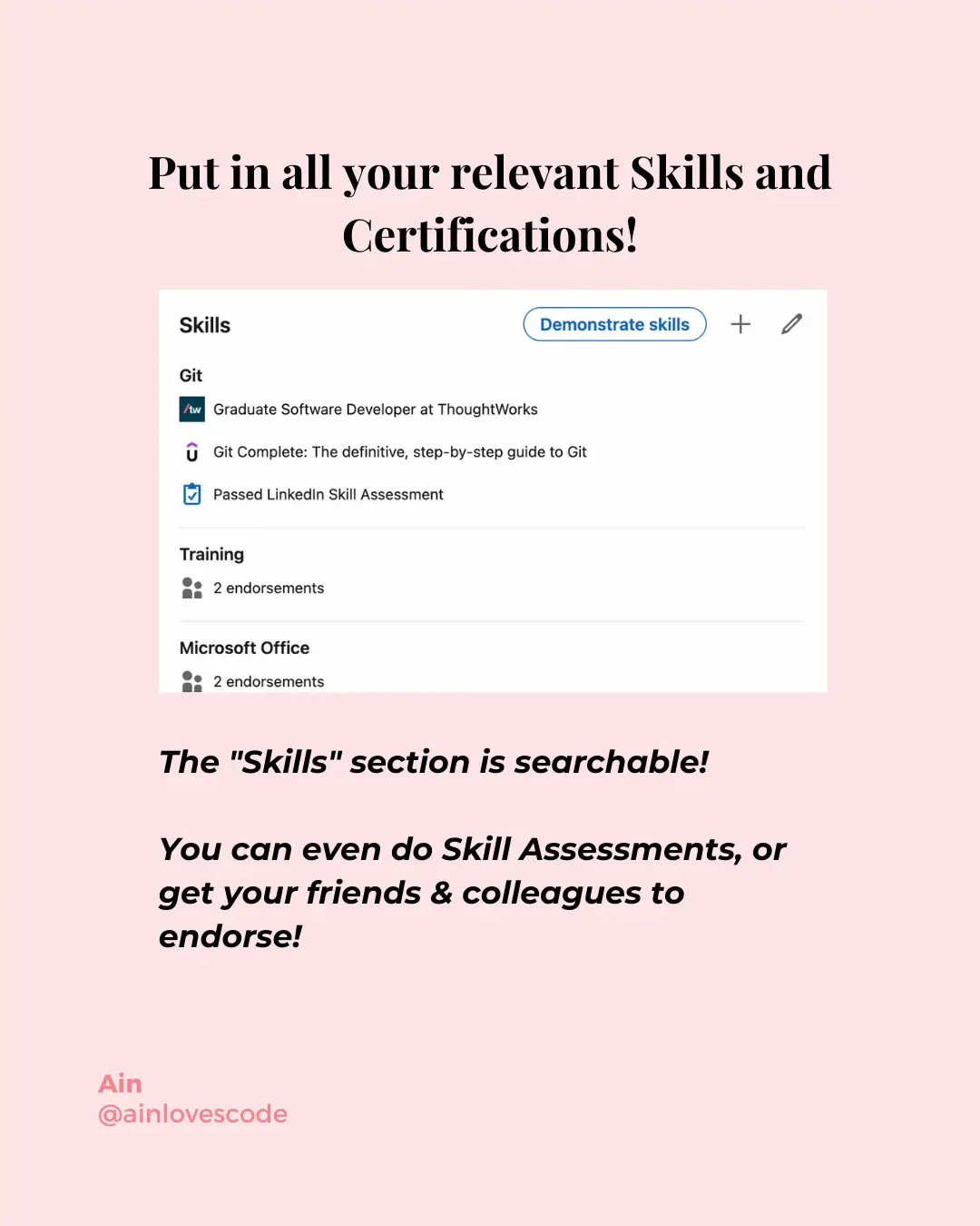 how to spice up your LinkedIn profile! | Gallery posted by ainlovescode ...
