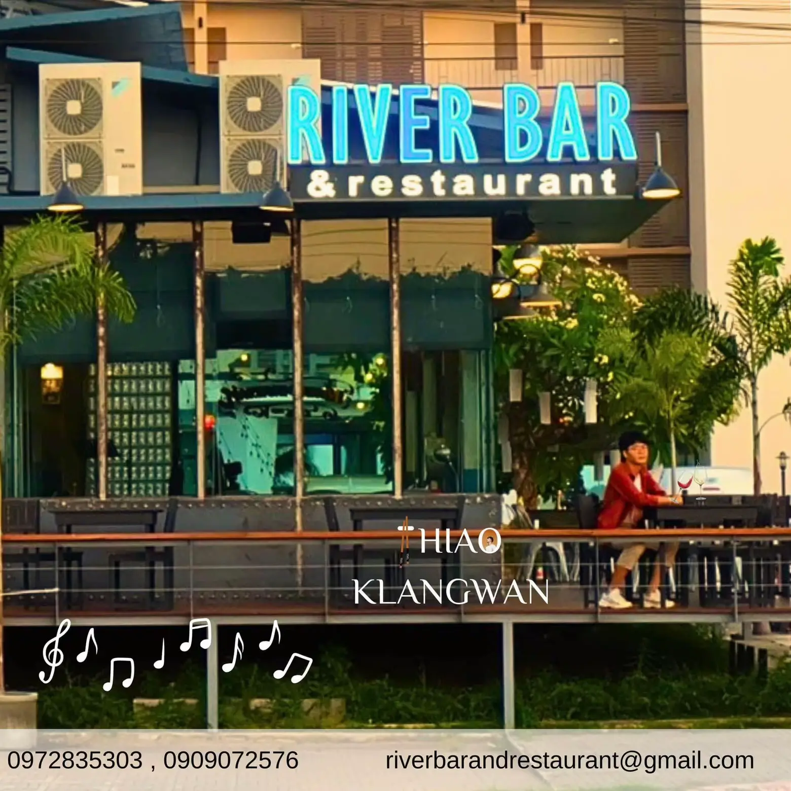 ร้านนั่งชิล River Bar & Restaurant 🍷 | แกลเลอรีที่โพสต์โดย Para | Lemon8