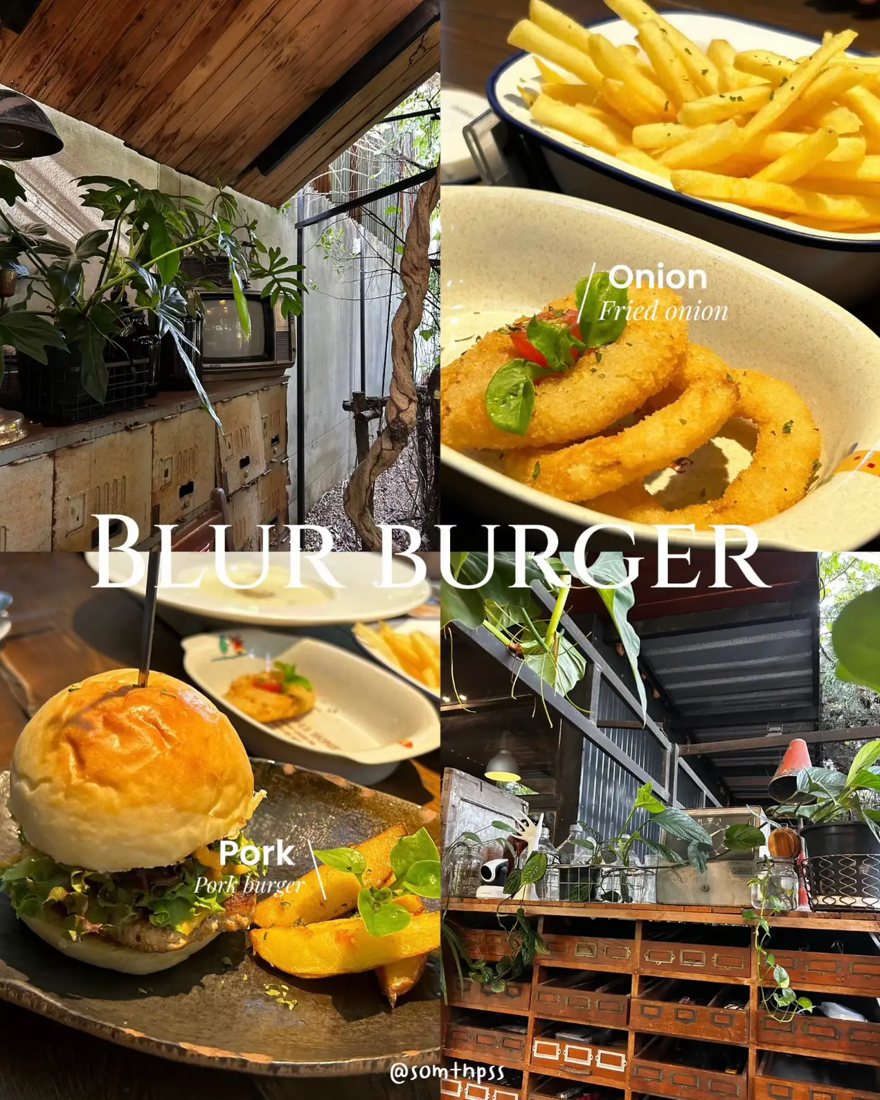 Blur Burger แนะนำ 🍔🥯 | แกลเลอรีที่โพสต์โดย Somtnpss | Lemon8