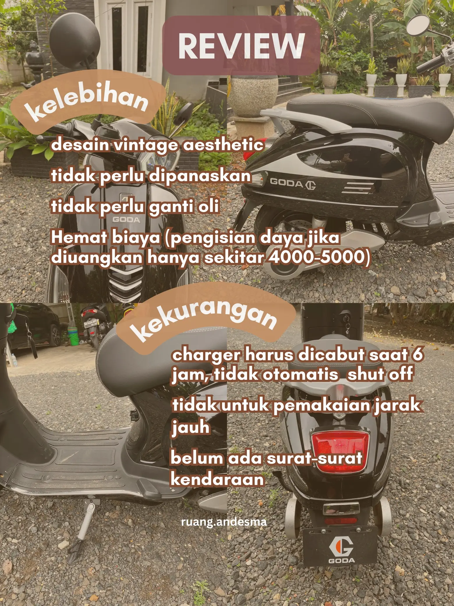 Review motor listrik, desainnya vintage estetik! | Galeri diposting ...