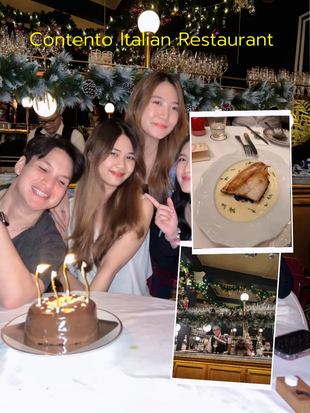 Contento Italian Restaurant | แกลเลอรีที่โพสต์โดย CHOMPOOISPINKK | Lemon8