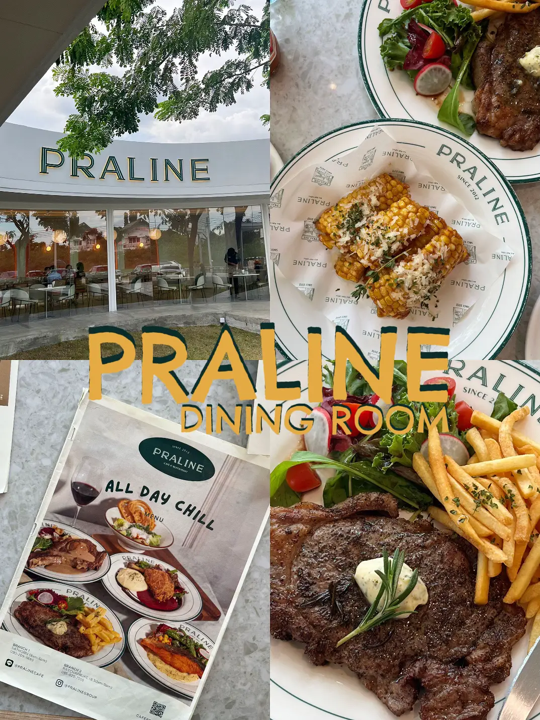 PRALINE DINING ROOM คาเฟ่ย่านราชพฤกษ์ | แกลเลอรีที่โพสต์โดย kikchaya⭐️ | Lemon8