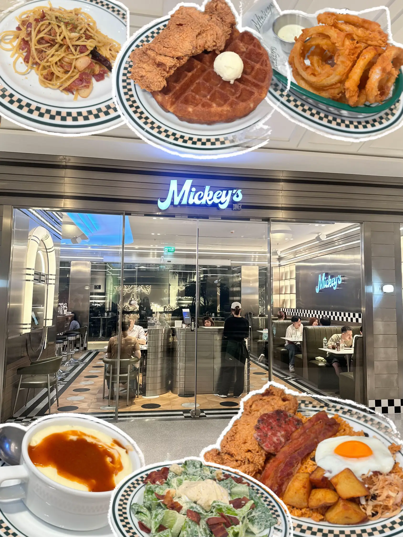 Mickey’s Diner BKK 🌭🍳🥬 | แกลเลอรีที่โพสต์โดย Soojoo🦩⚡️ | Lemon8
