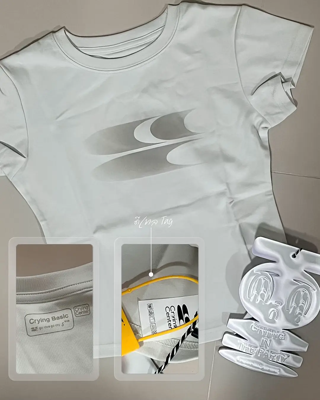 UNPACK & TRY ON | Crying Center ༘⋆ 🍭 | แกลเลอรีที่โพสต์โดย Kyp.m | Lemon8