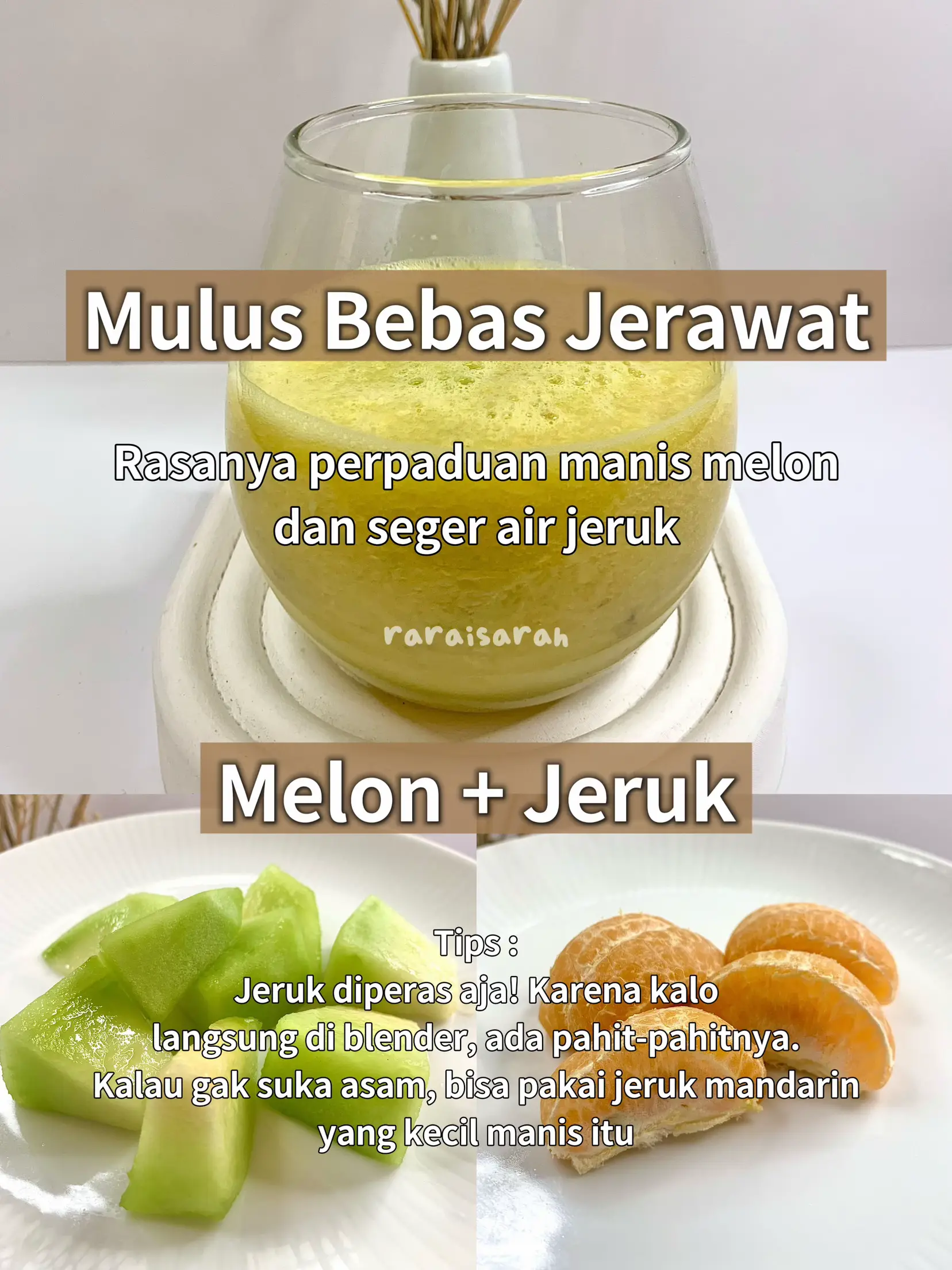 Resep Jus ini Bikin Glowing tapi gak Bikin Eneg! | Galeri diposting oleh Rara | Lemon8