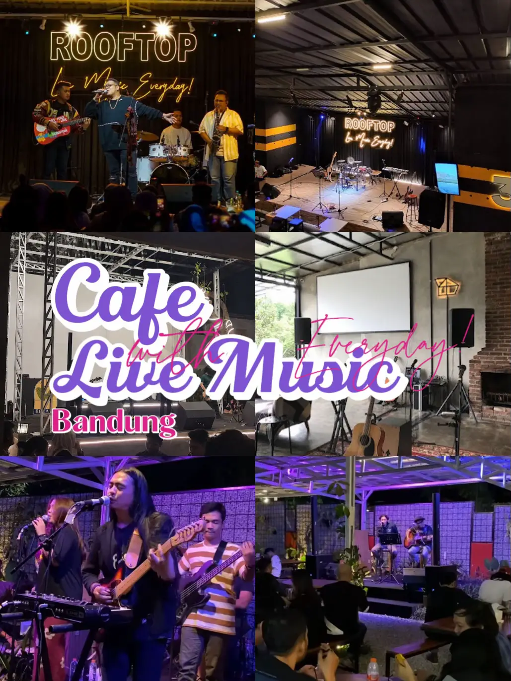 Cafe LIVE MUSIC EVERYDAY🎷 di Bandung! Petjahhh😱 | Galeri diposting oleh ...