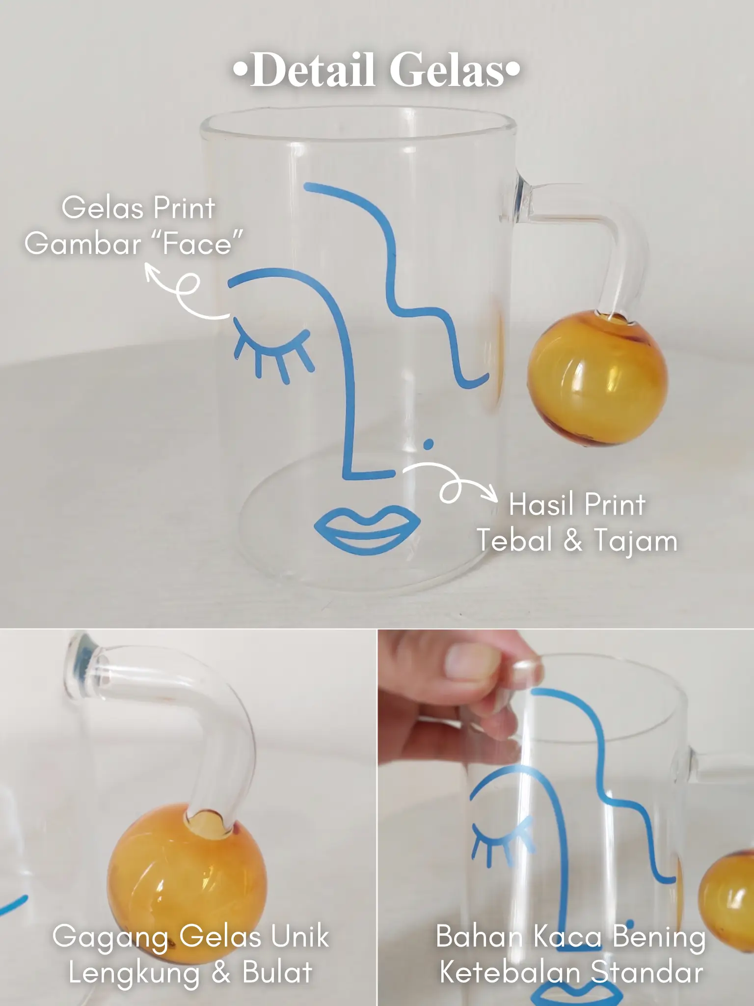 Rekomendasi Gelas Cafe Aesthetic | แกลเลอรีที่โพสต์โดย Rumah Mini Vina ...