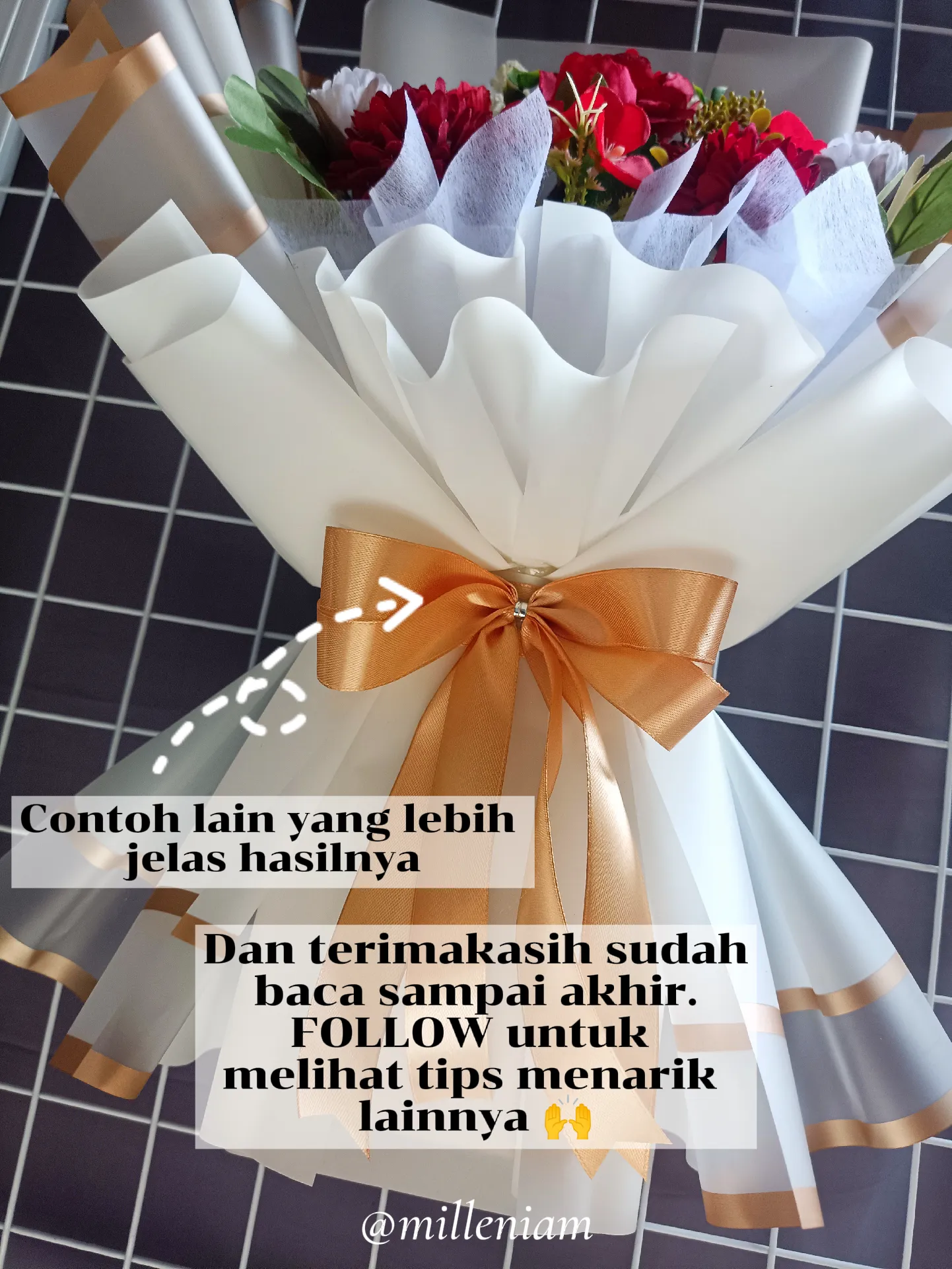 CARA BUAT PITA SIMPEL & RAPI 🎀 | Galeri diposting oleh Milleniam | Lemon8
