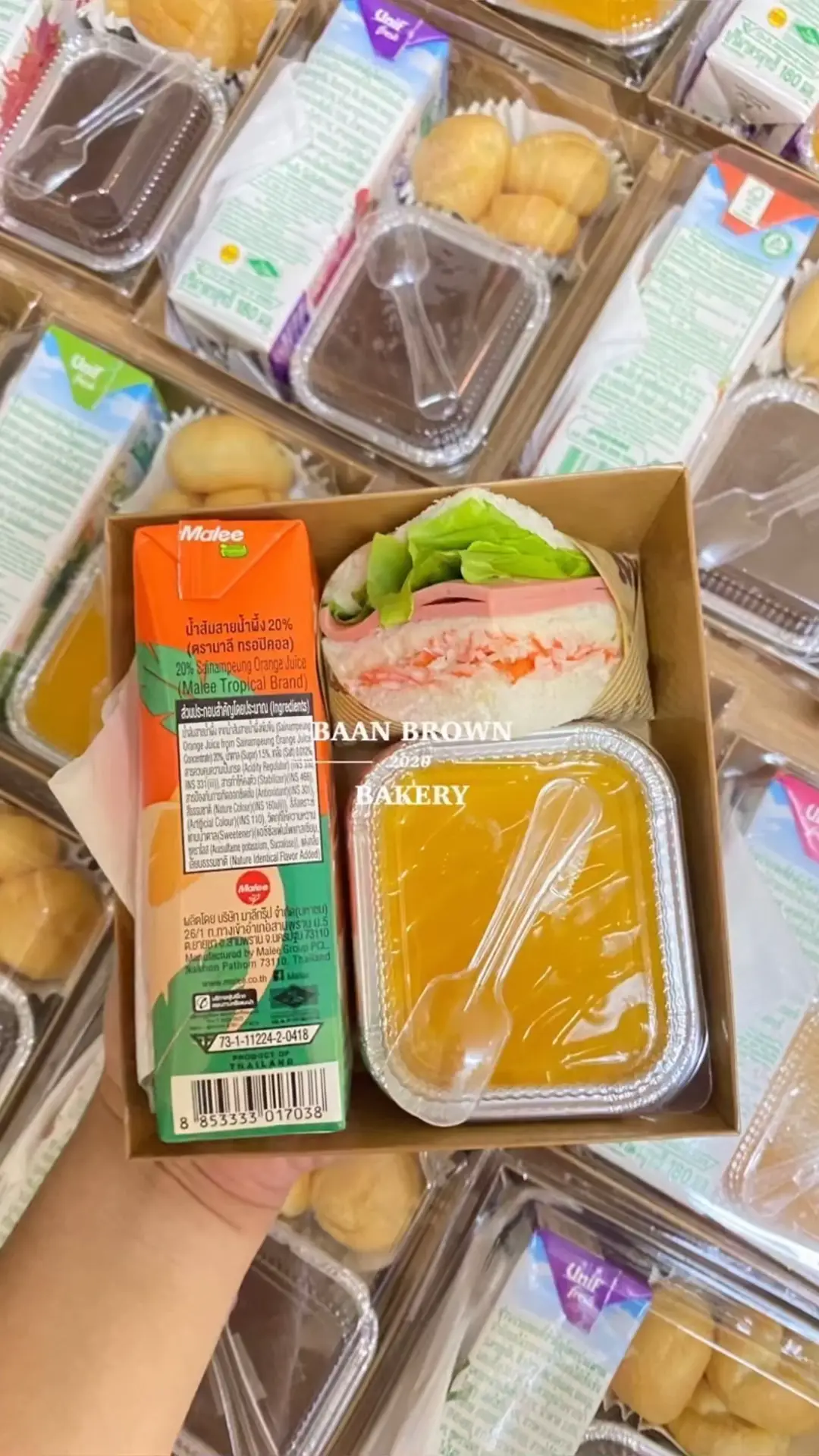 Brake arrangement 🥪🫐🥐 | Video published by รับทำsnack box | Lemon8