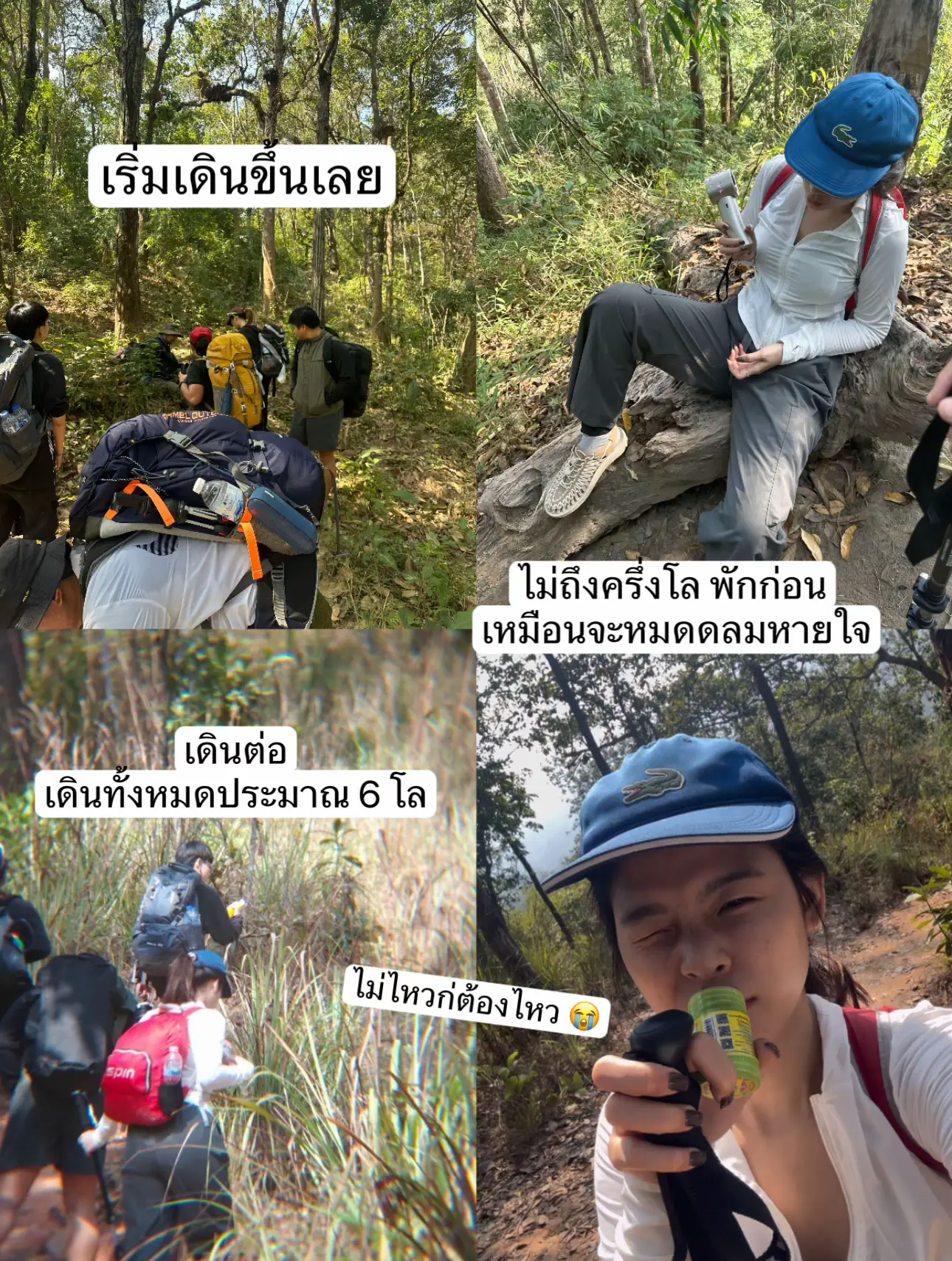 ประสบการณ์เดินป่าครั้งแรก ที่โป่งแง้น 🌳⛰️ | แกลเลอรีที่โพสต์โดย Snook🎱 | Lemon8