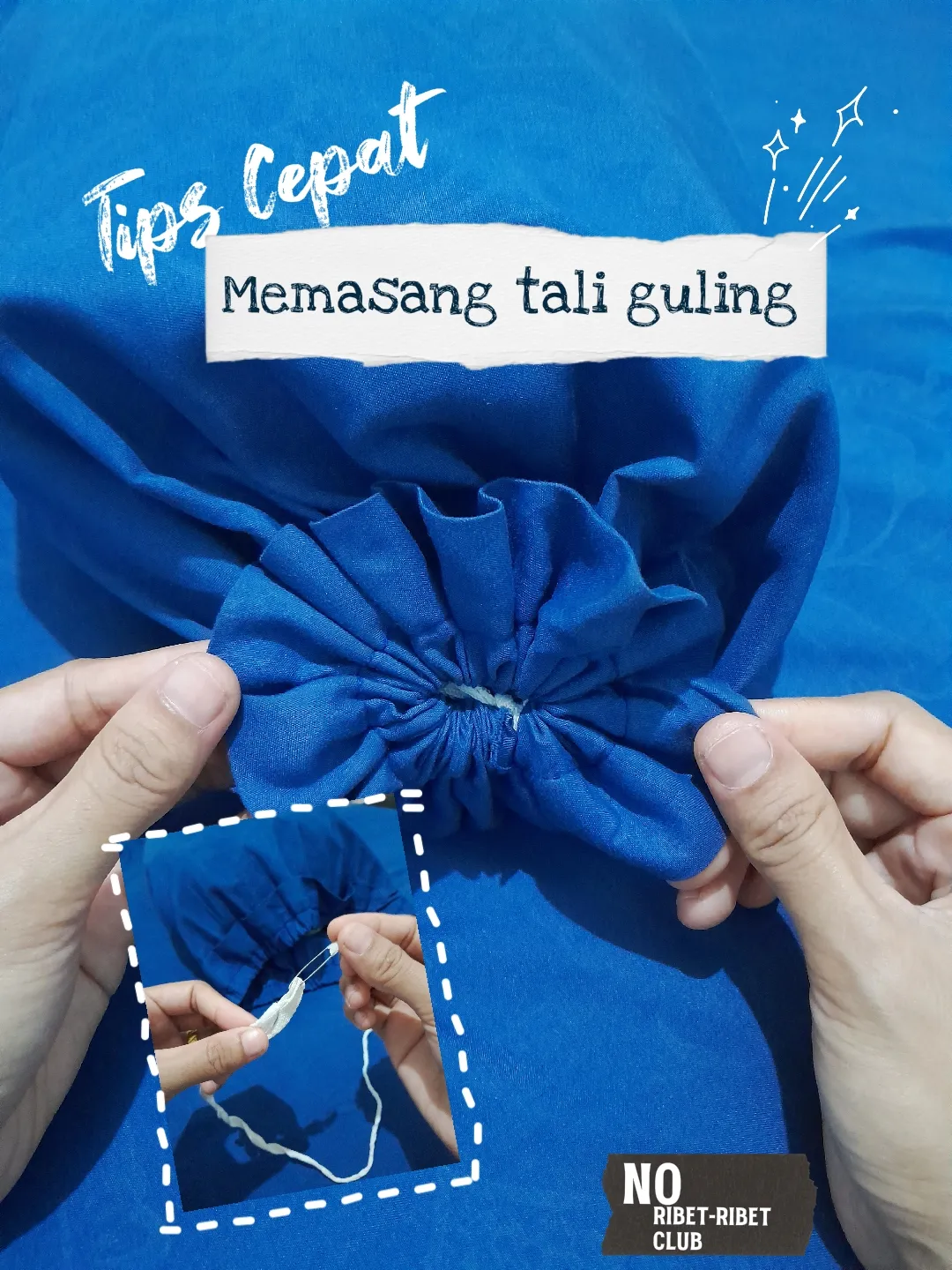 Tips Cepat Memasang Tali Guling | Galeri diposting oleh duniamade | Lemon8