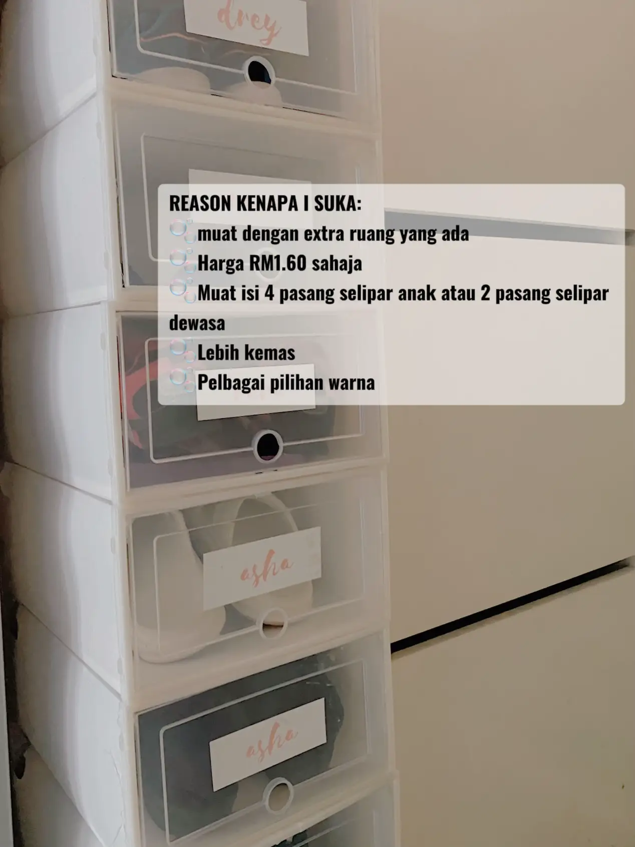 Box Kasut MURAH BAWAH RM2 | Galeri disiarkan oleh wawadels | Lemon8