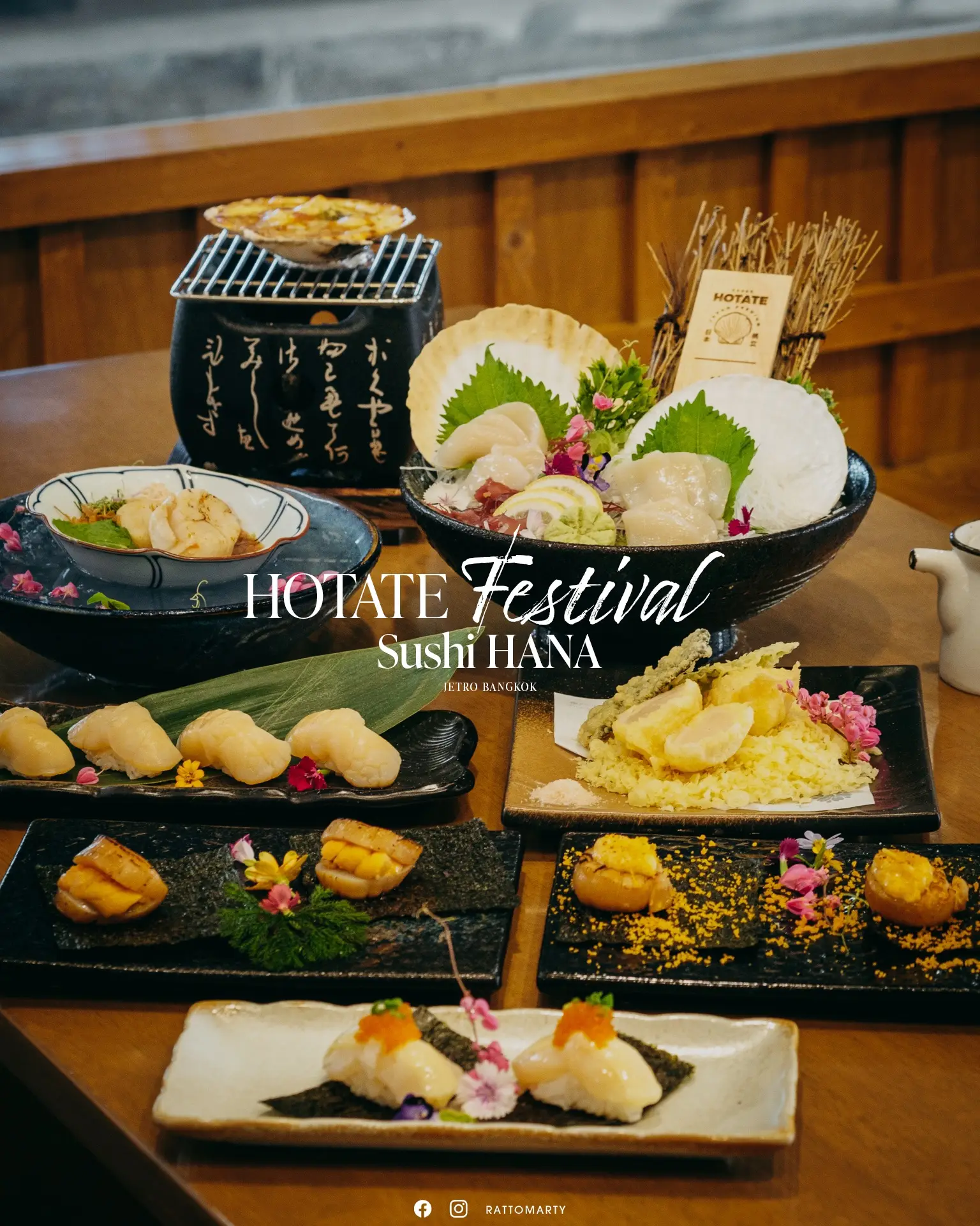 SUSHI HANA ต้อนรับเทศกาล Hotate Festival 🥢🍱 | แกลเลอรีที่โพสต์โดย Rattomarty | Lemon8