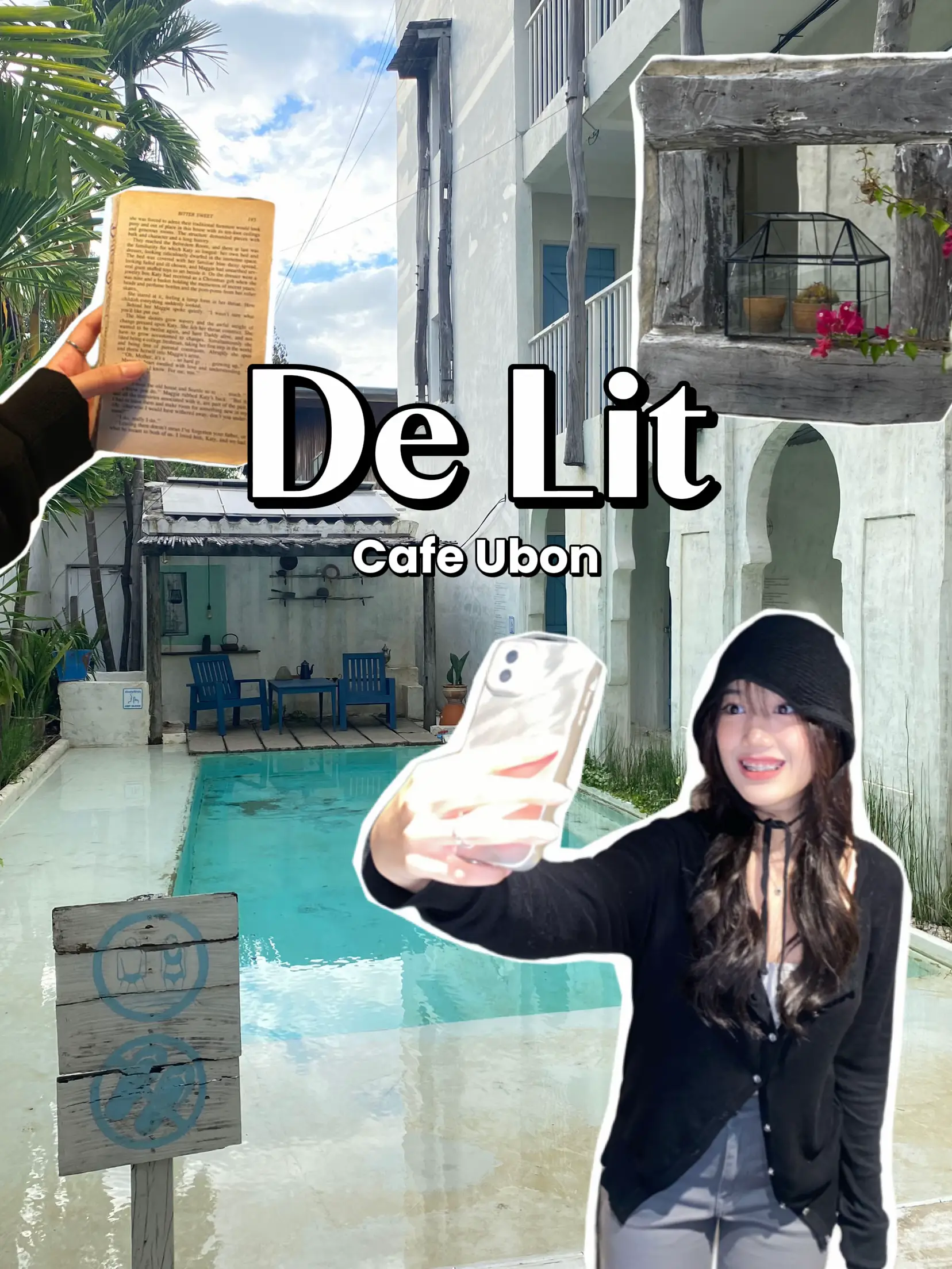 De Lit 🐳 คาเฟ่อุบล สไตล์เมดิเตอร์เรเนียน | แกลเลอรีที่โพสต์โดย BttK | Lemon8