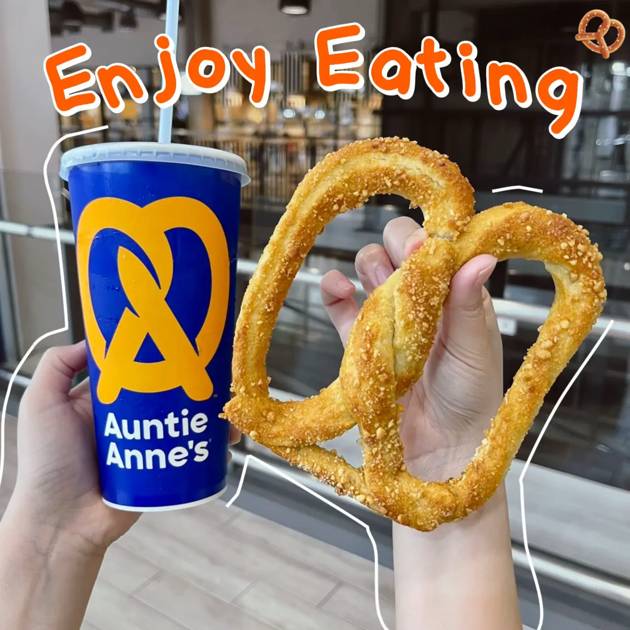 🥨 Pretzel เมนูดาวเด่นของ Auntie Anne’s | แกลเลอรีที่โพสต์โดย panggoii | Lemon8