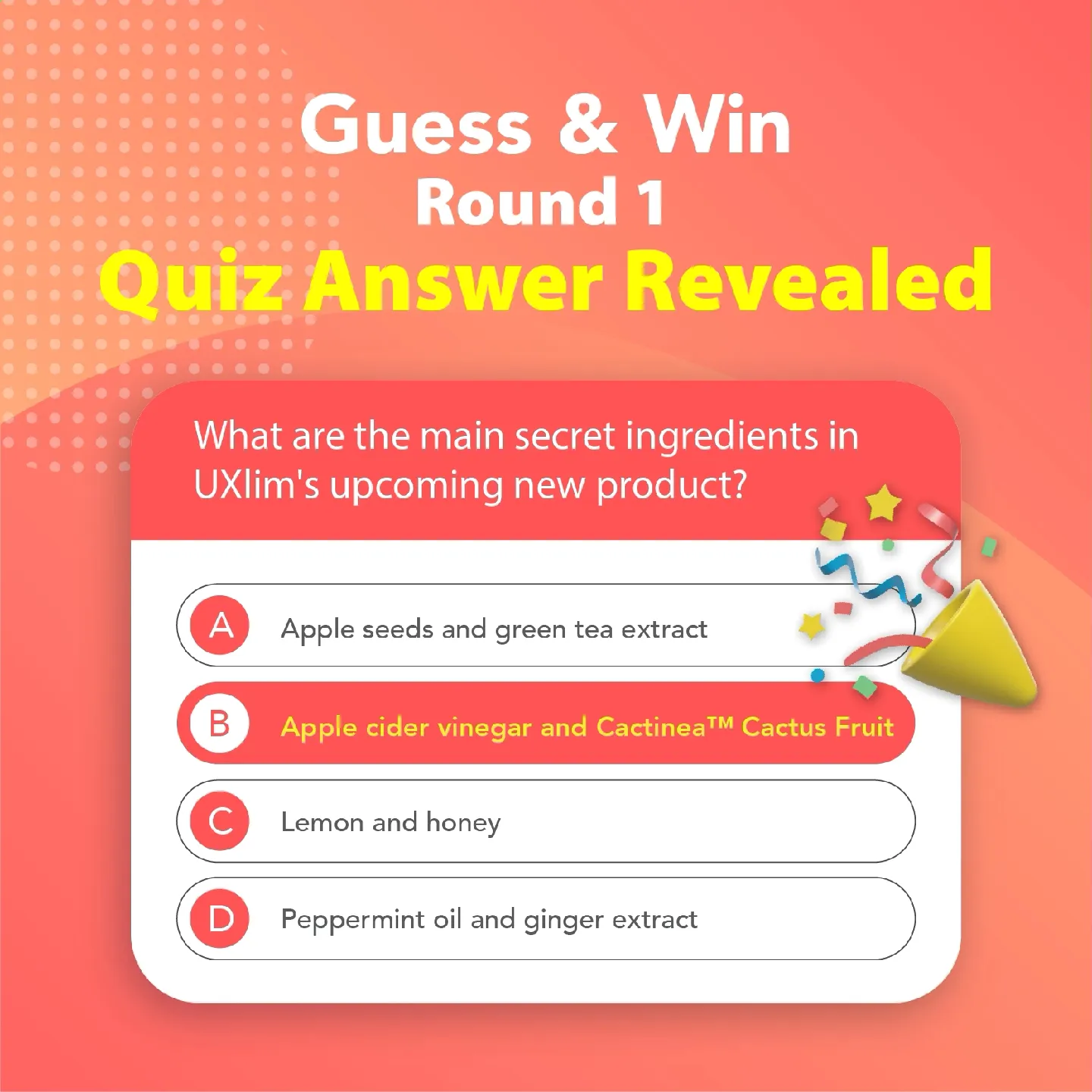 🎉 Guess & Win Round 1 Quiz Result Announcement! 🎉 | Galeri disiarkan ...